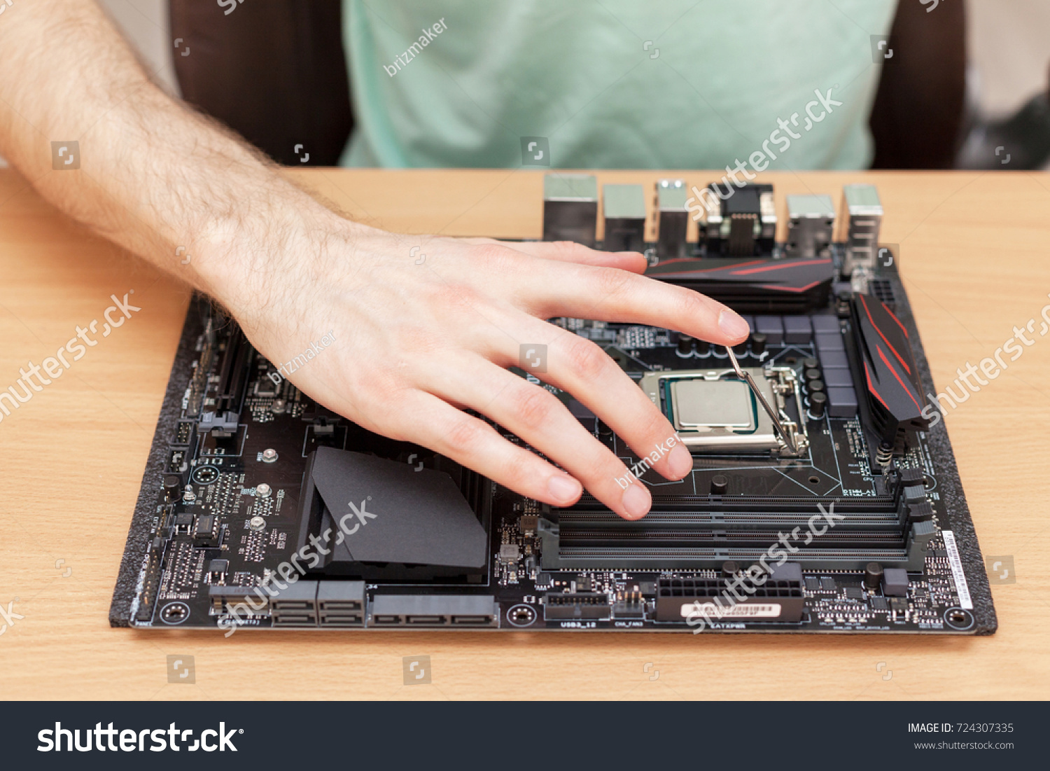 Plug Cpu Microprocessor Motherboard Socket Stock Photo (Edit Now) 724307335