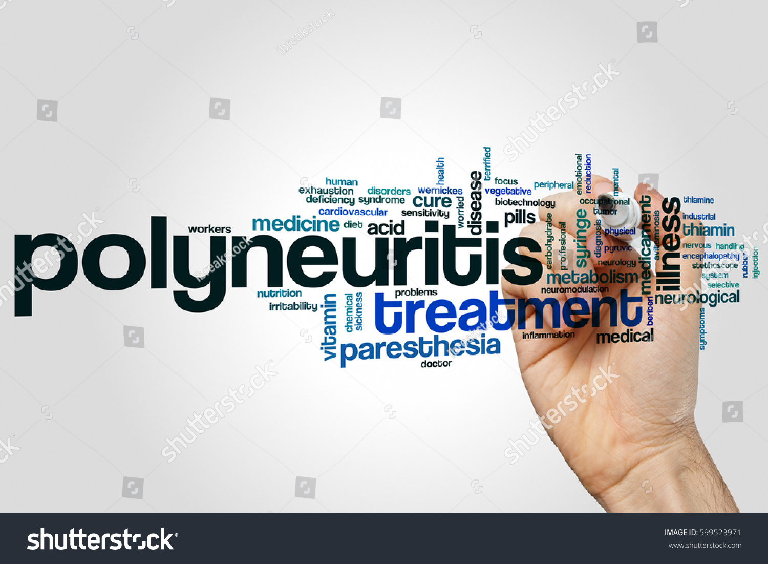 Polyneuritis Word Cloud Concept Stock Photo 599523971 | Shutterstock