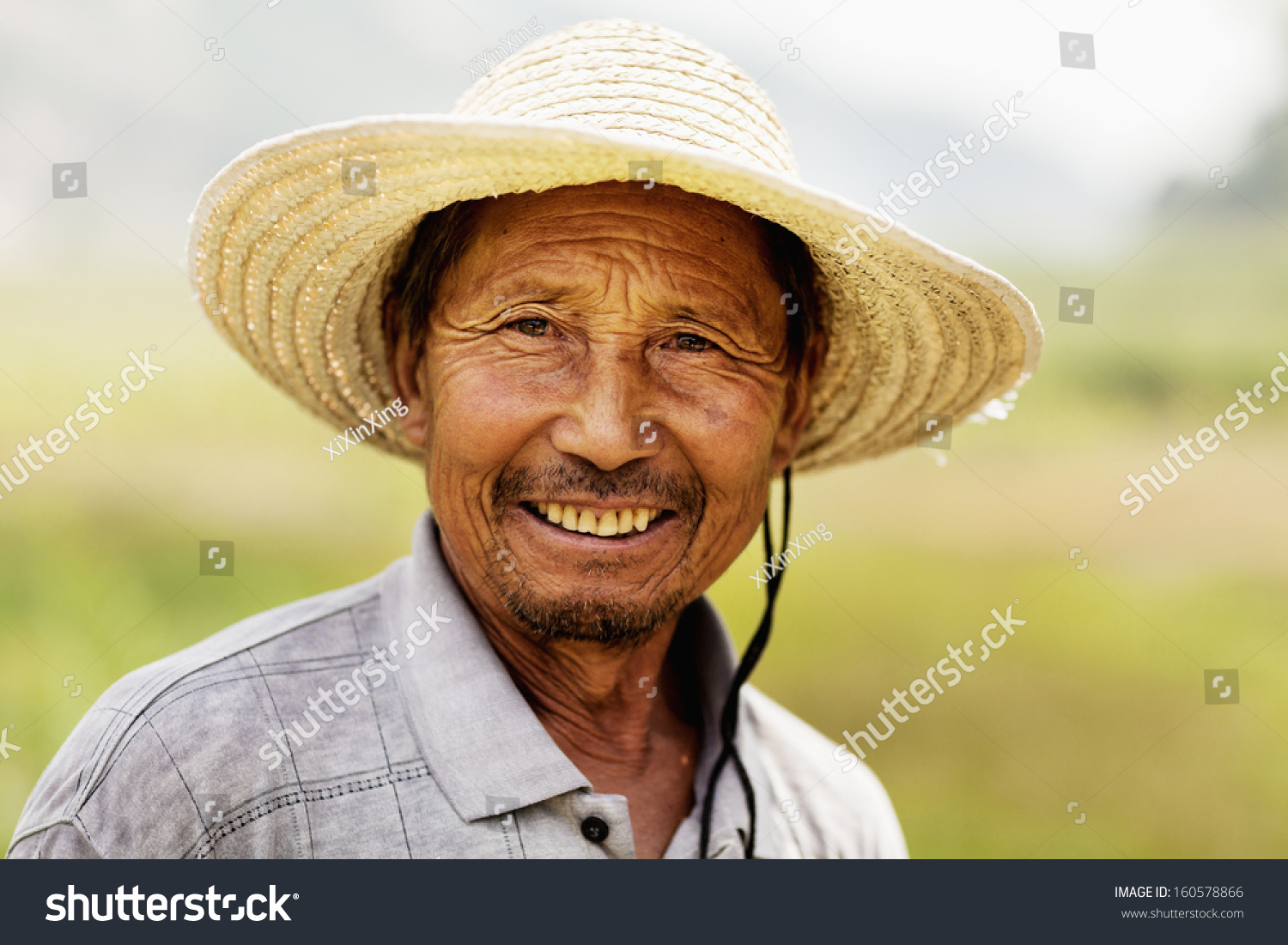 Portrait Smiling Farmer Stock Photo (Edit Now) 160578866 Portrait Smiling Farmer Stock Photo (Edit Now) 160578866