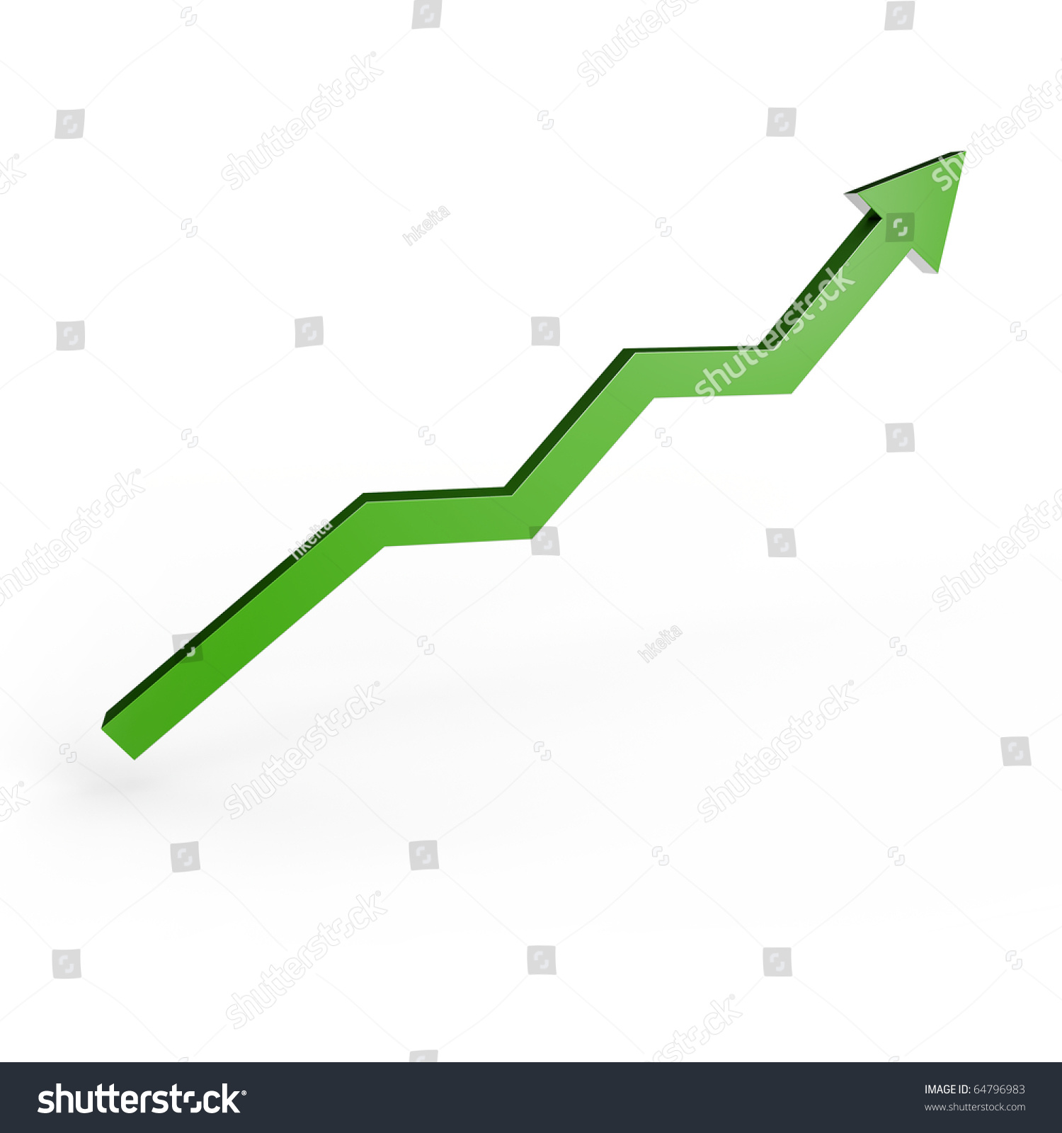 Positive Graph Stock Photo 64796983 : Shutterstock