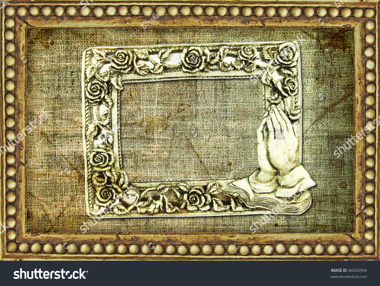 Praying Hands Religious Borders And Frames