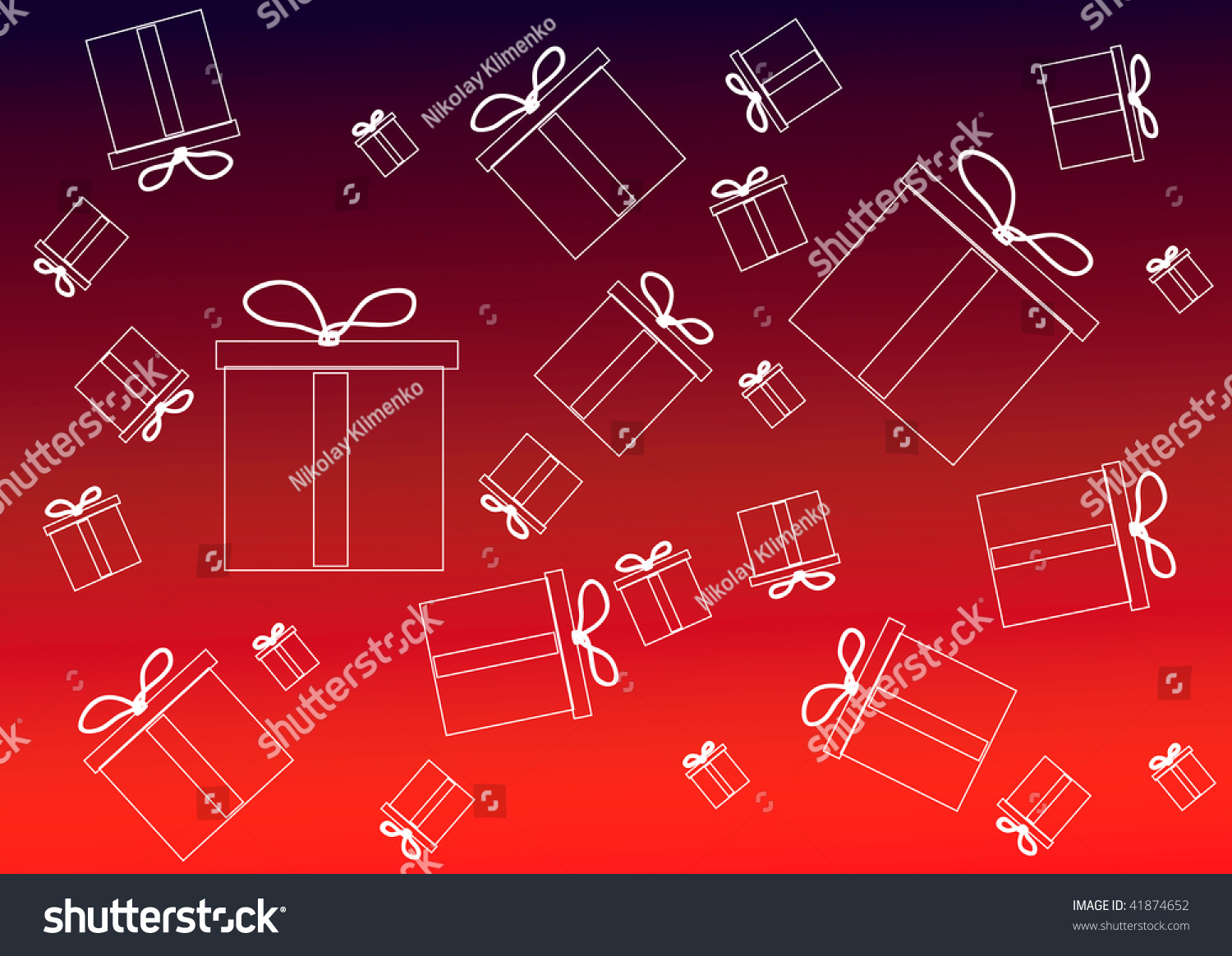 Present Bg Stock Illustration 41874652 | Shutterstock