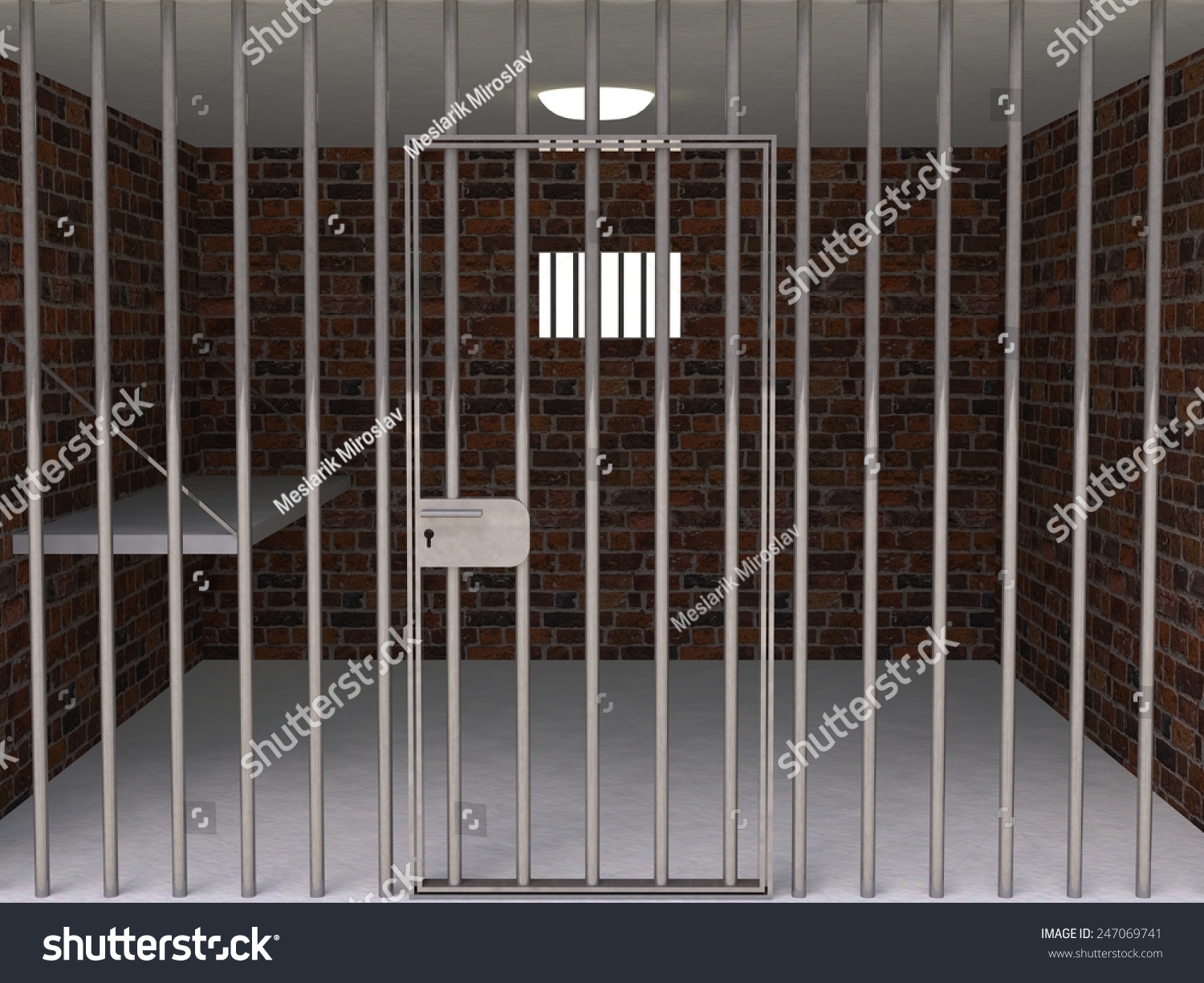 Prison 3d Render: ilustración de stock 247069741 | Shutterstock