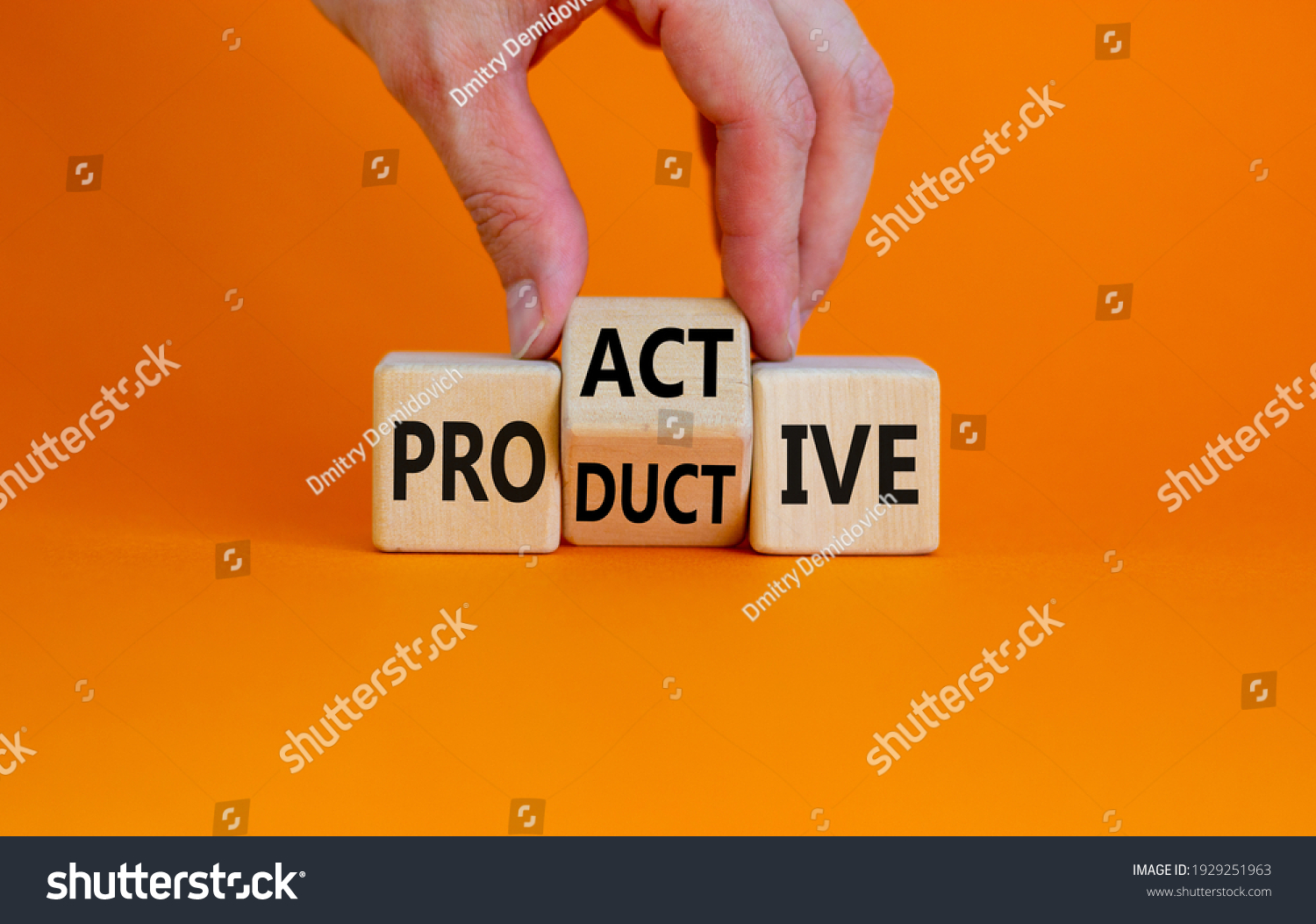 Proactive Productive Symbol Businessman Turns Cubes Stock Photo ... Proactive Productive Symbol Businessman Turns Cubes Stock Photo ...