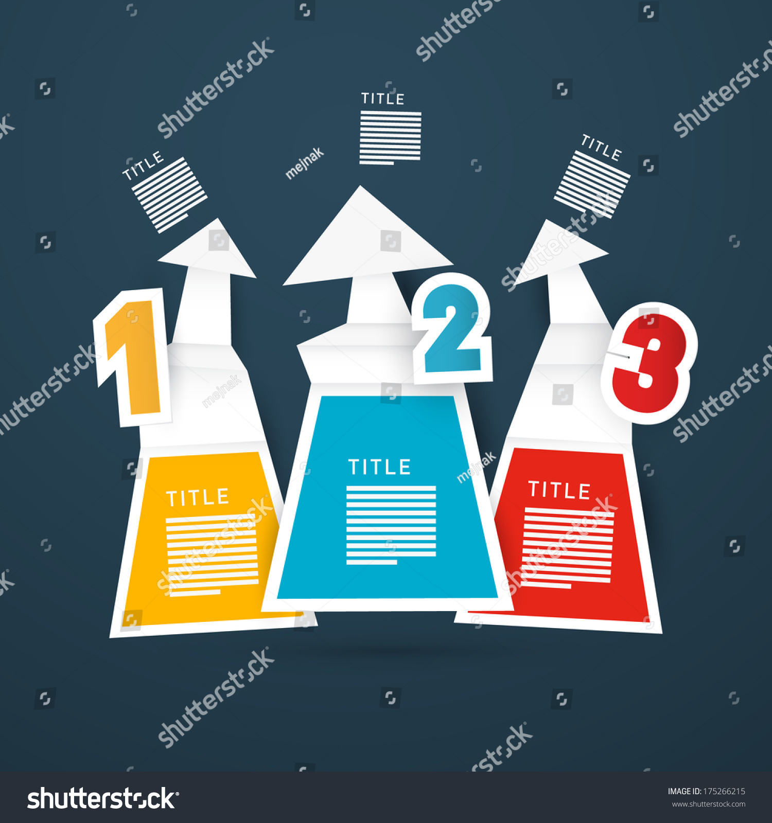 Progress Steps Tutorial Infographics Available Vector Stock ...