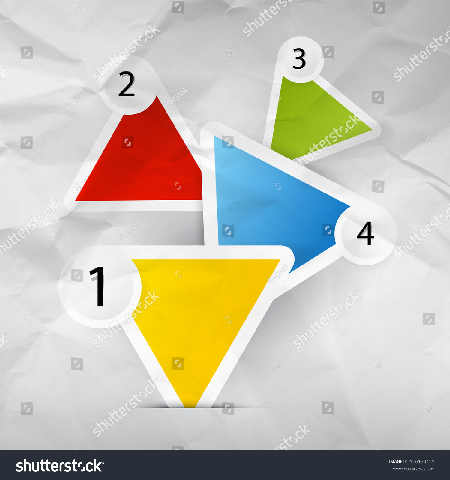 Progress Steps Tutorial Infographics Web Template Stock Illustration ...