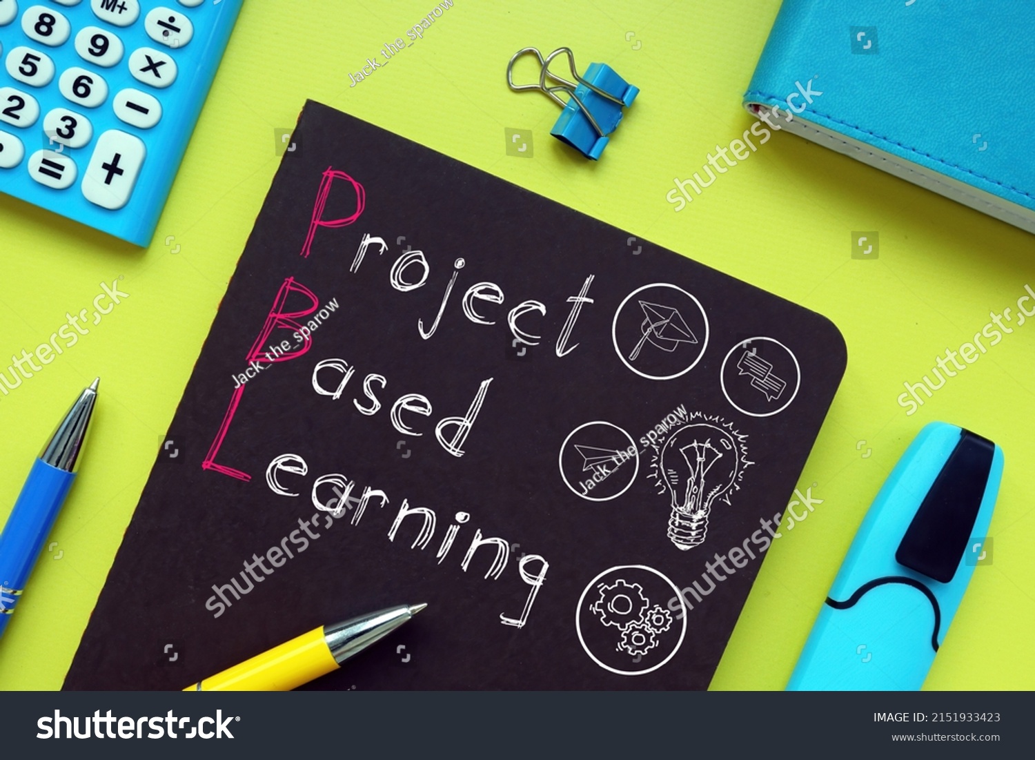 Project Based Learning Pbl Shown Using Stock Photo 2151933423 ...