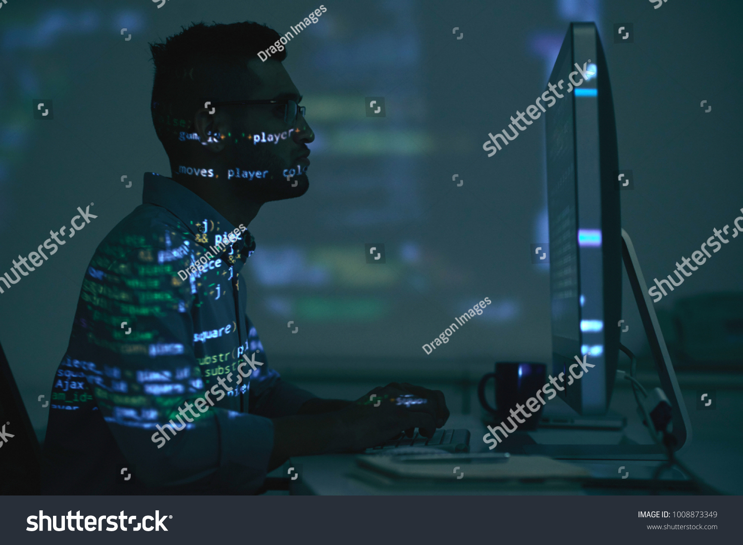 Projection Programming Code On Indian Software Stock Photo 1008873349 ... Projection Programming Code On Indian Software Stock Photo 1008873349 ...