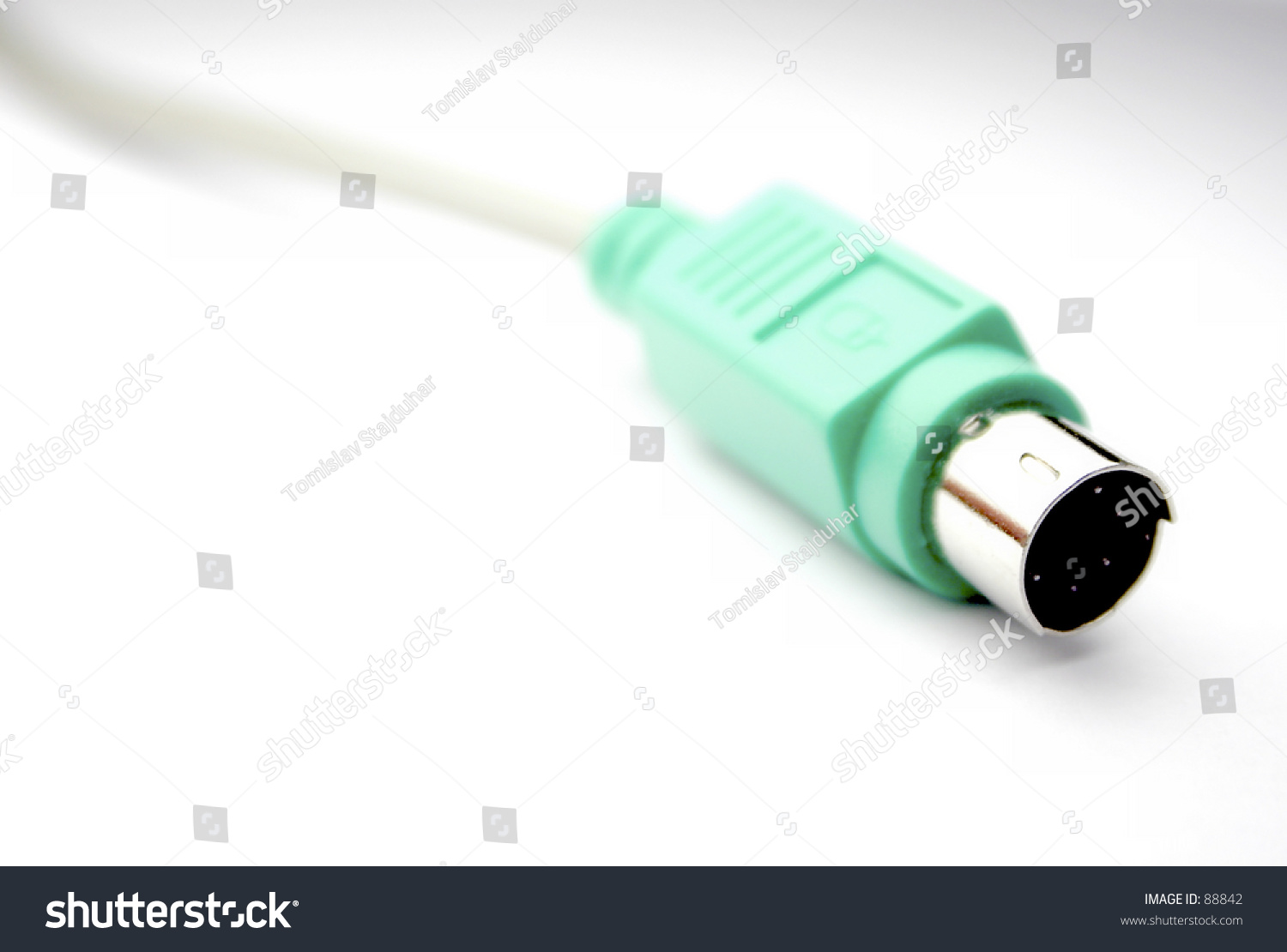 Ps2 Computer Mouse Connector Stock Photo 88842 | Shutterstock