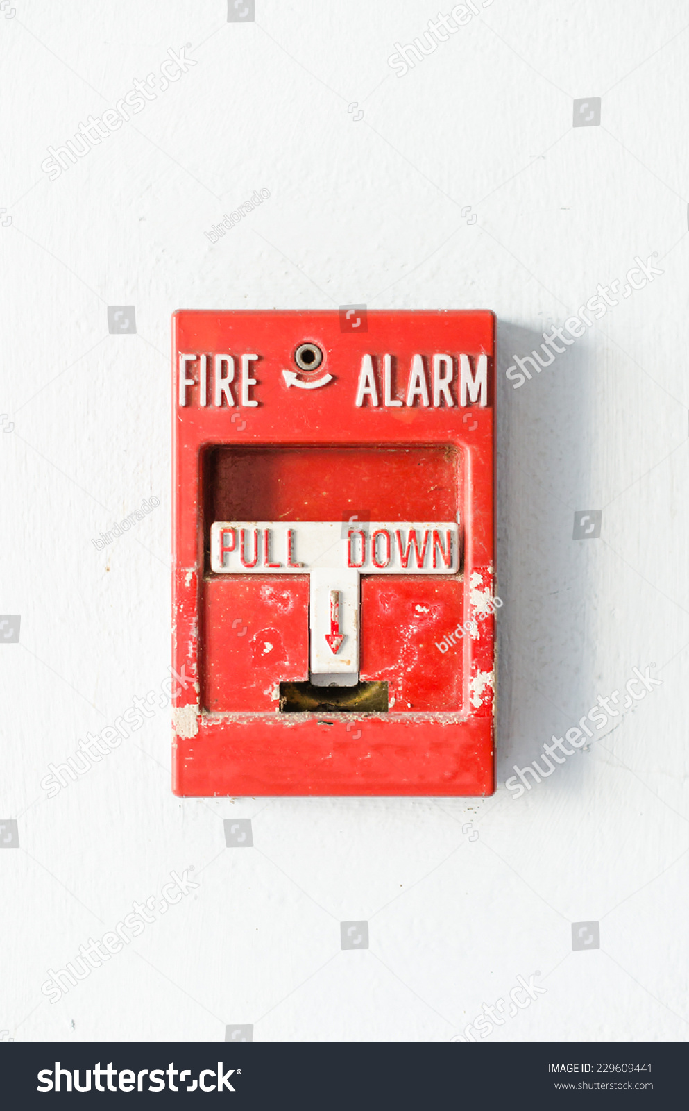 Pull Down Fire Alarm Foto de stock 229609441 | Shutterstock