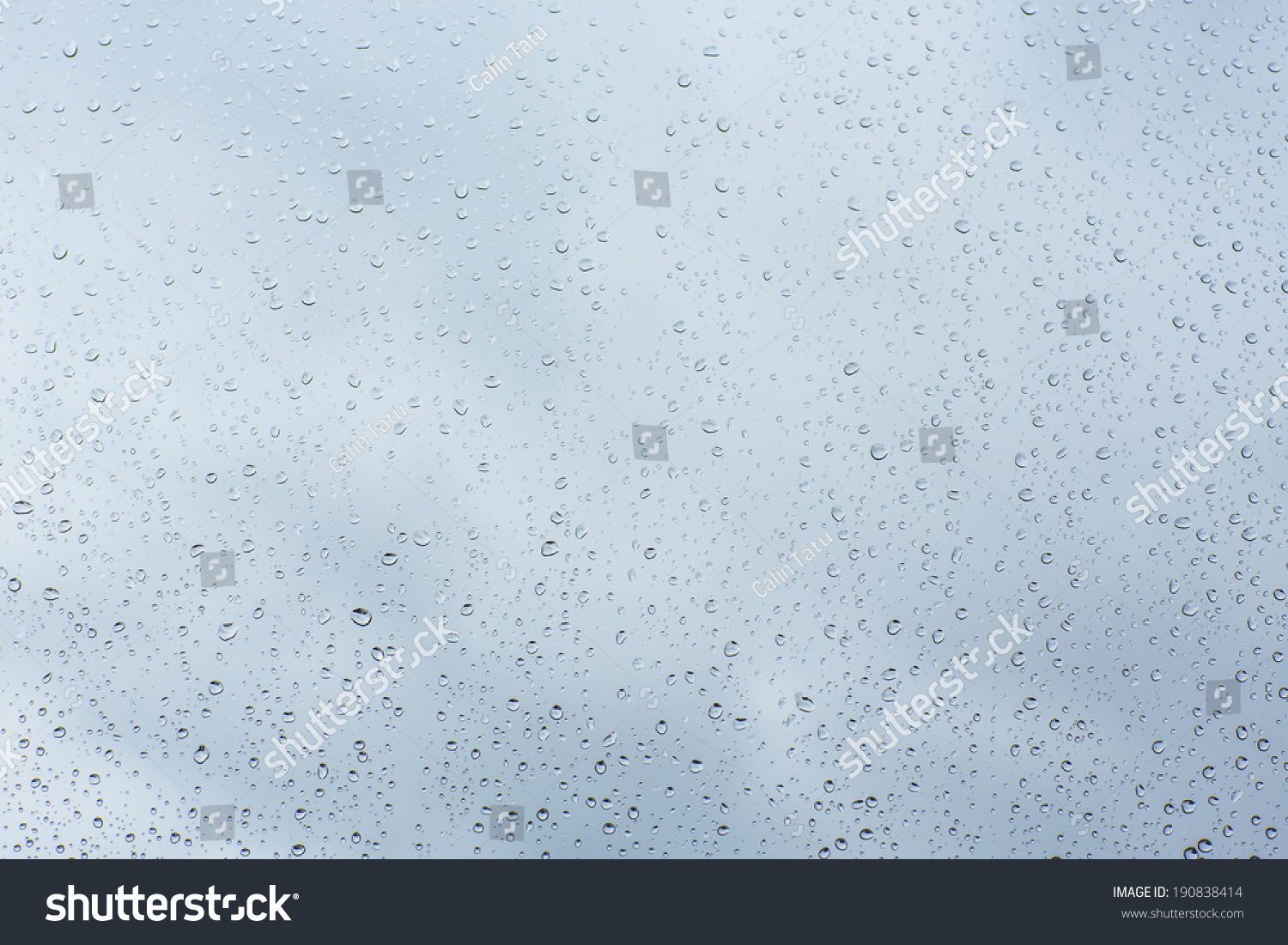 Raindrop Patterns Stock Photo 190838414 | Shutterstock