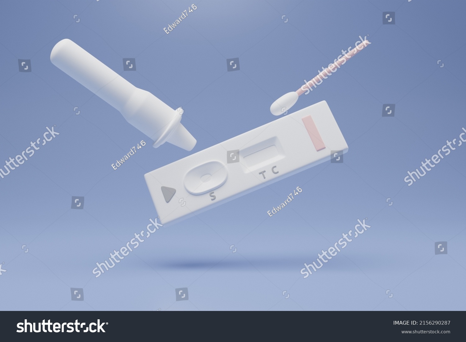 Rapid Antigen Test Pcr Nose Swab Stock Illustration 2156290287 Shutterstock