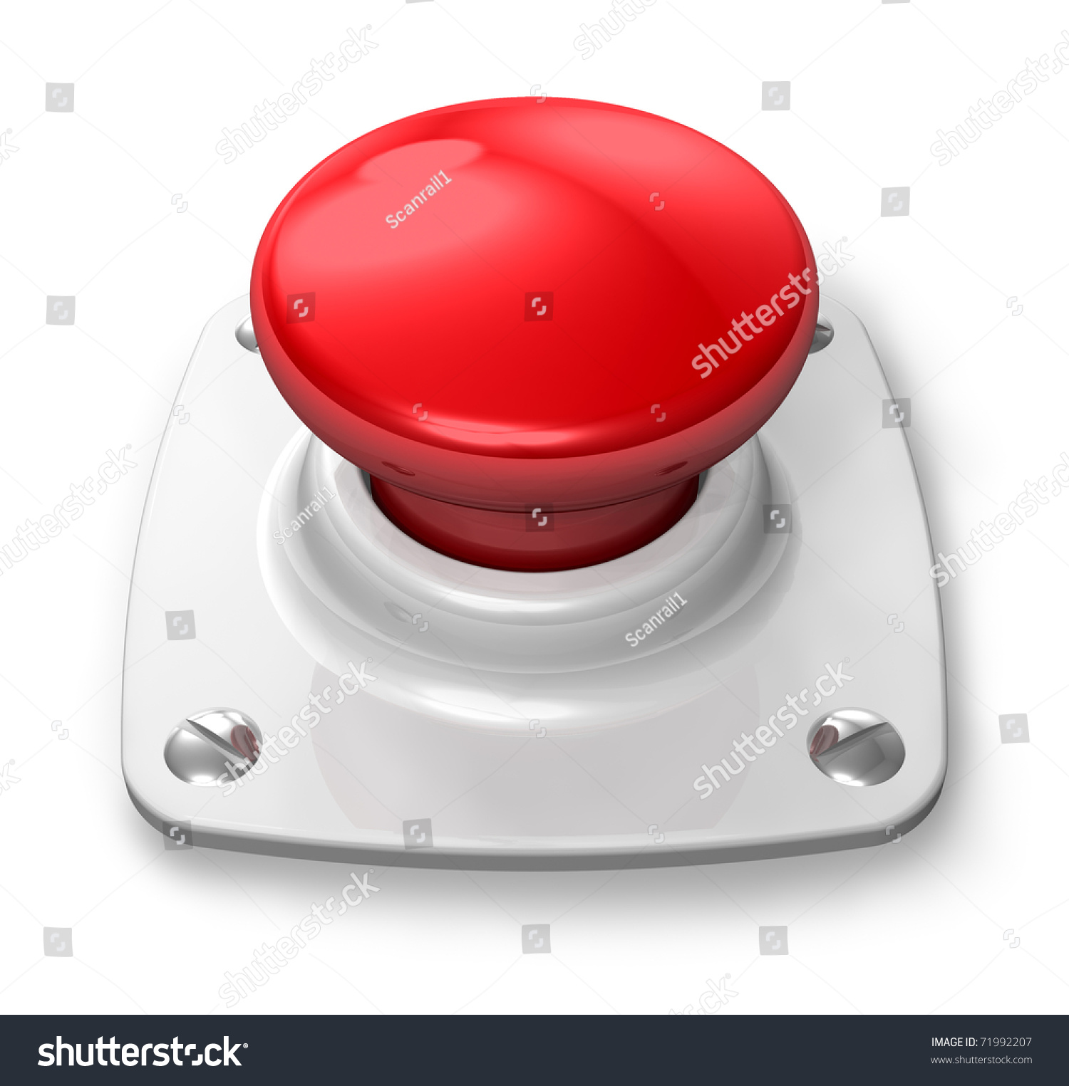 Red Alert Button Stock Photo 71992207 : Shutterstock