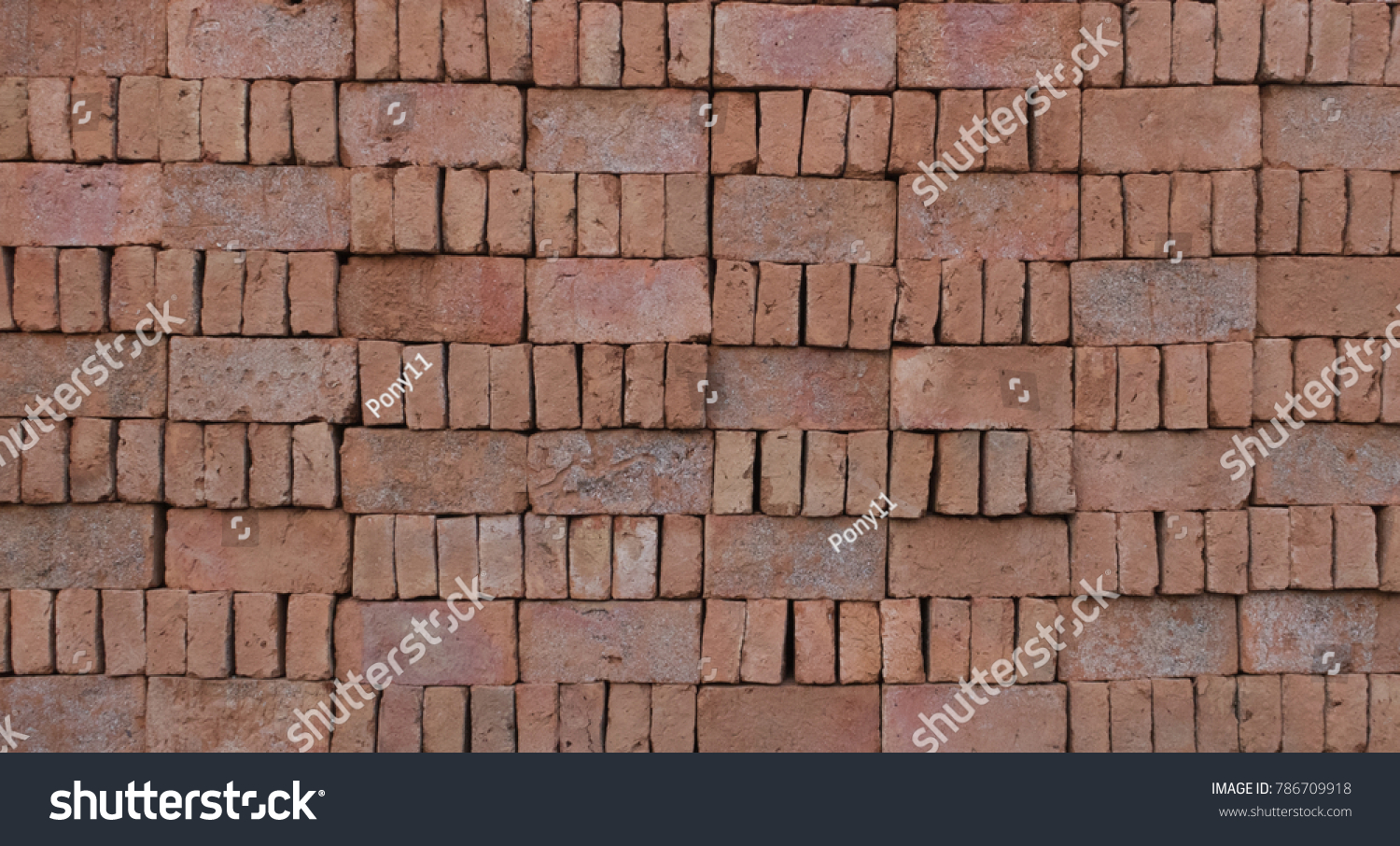 Red Brick Pile Constructure Texture Background Stock Photo 786709918 ...