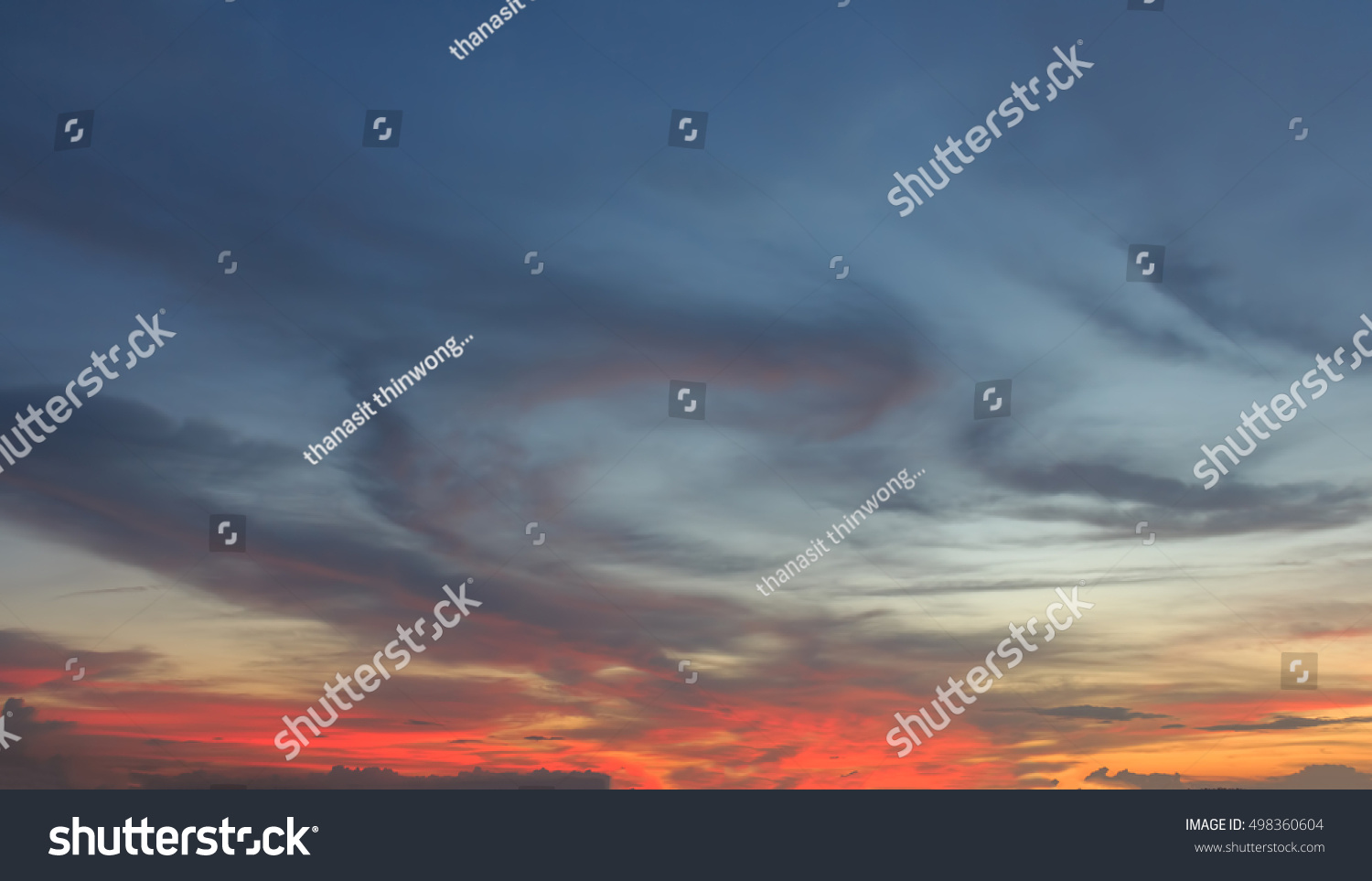 Red Cloud Sky Background Stock Photo 498360604 | Shutterstock