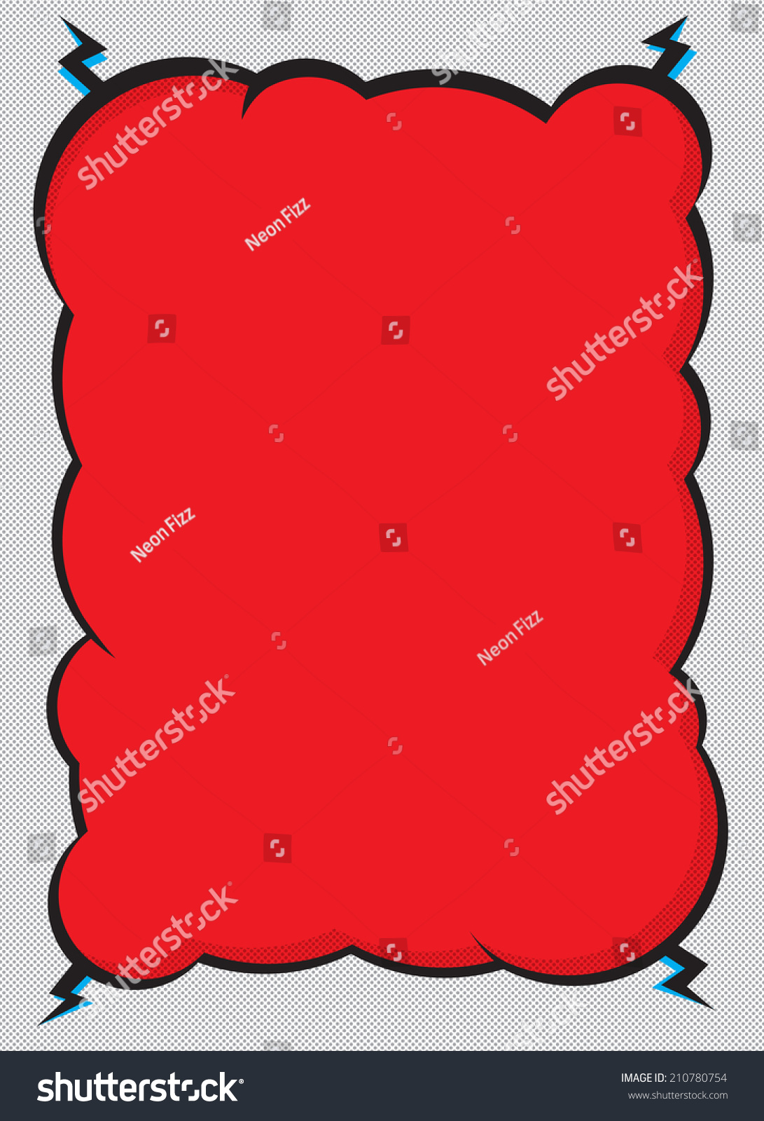 Red Comic Cloud Background Stock Illustration 210780754 | Shutterstock