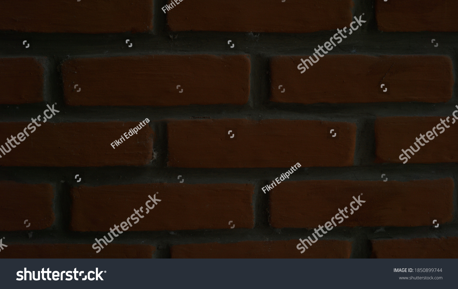 Red Orange Bricks Wall Texture Empty Stock Photo 1850899744 | Shutterstock