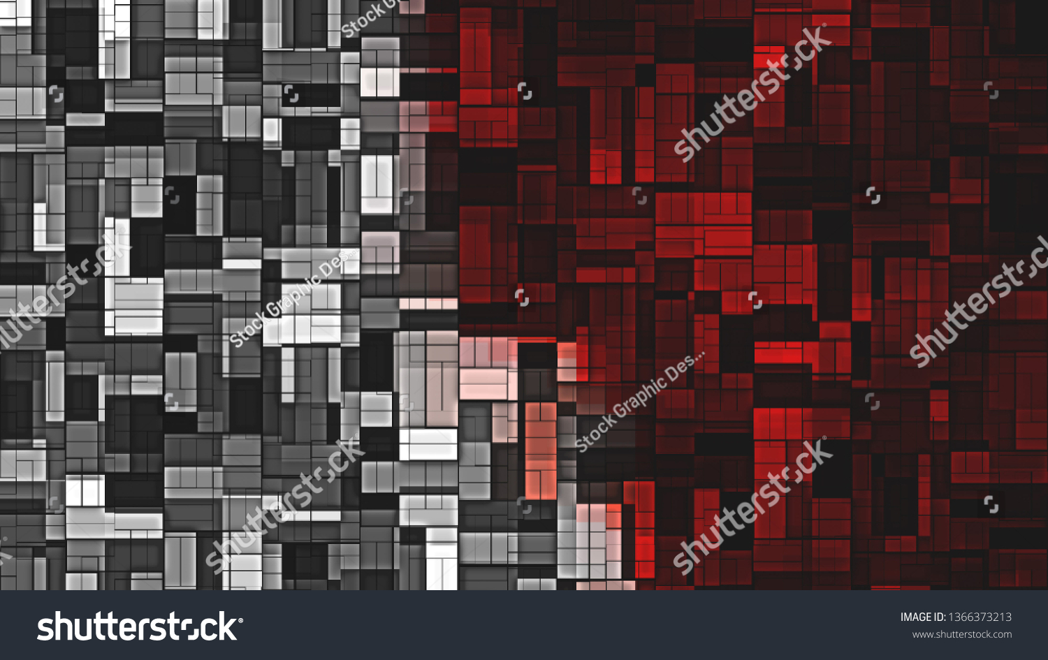 Red Pattern Wall Background Stock Illustration 1366373213 | Shutterstock