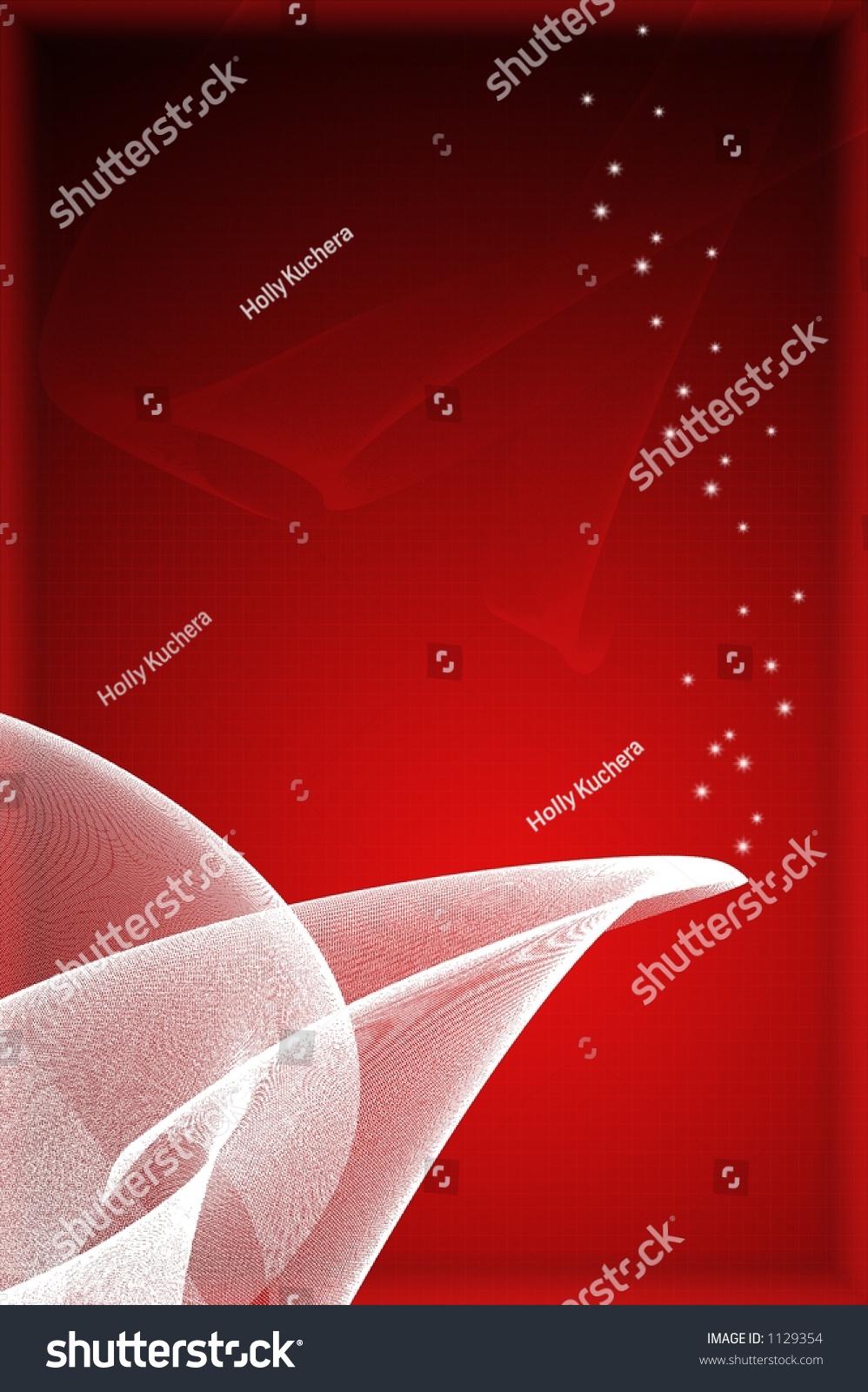 Red Tech Background Stock Illustration 1129354