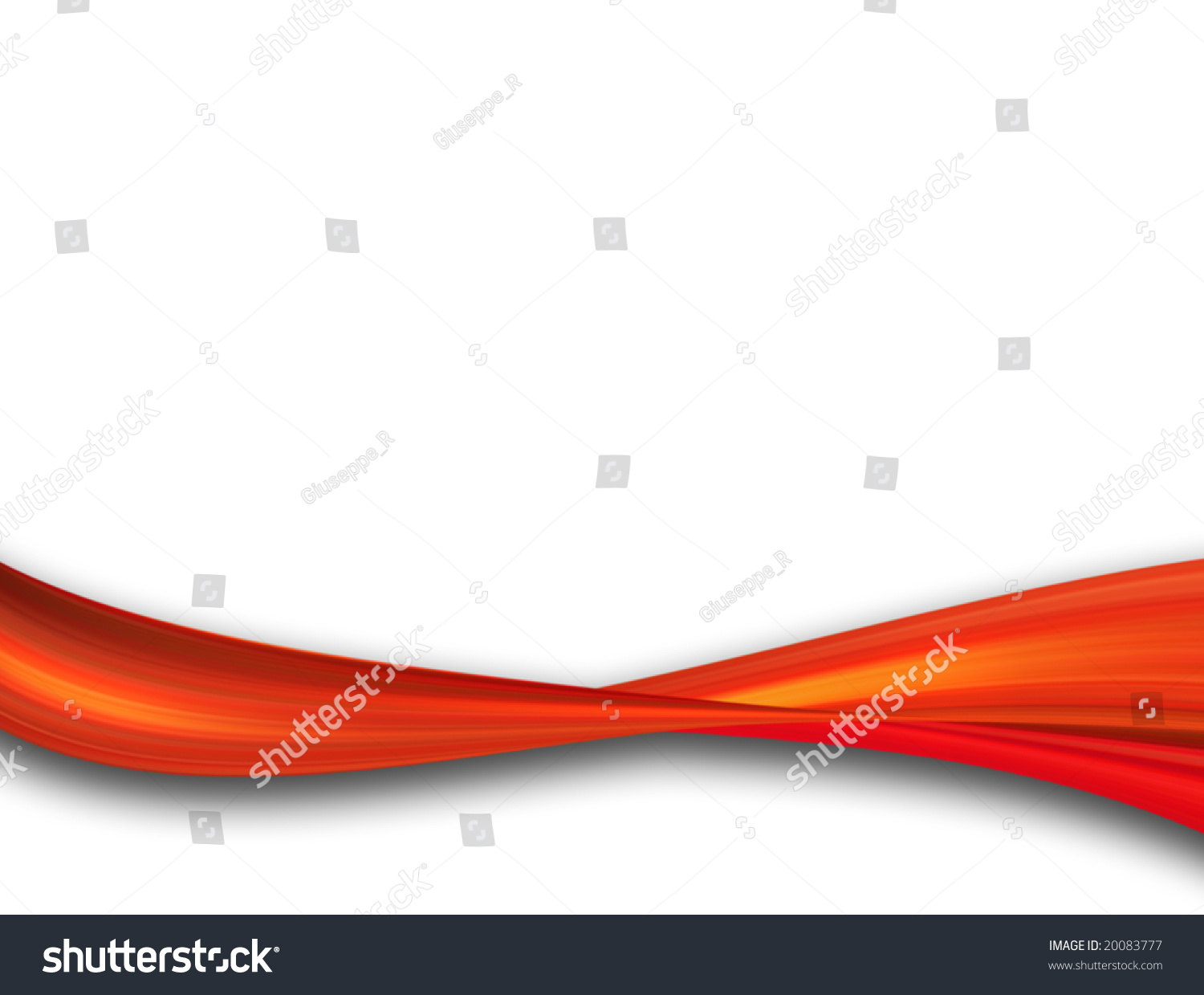 Red Wave Background Stock Illustration 20083777