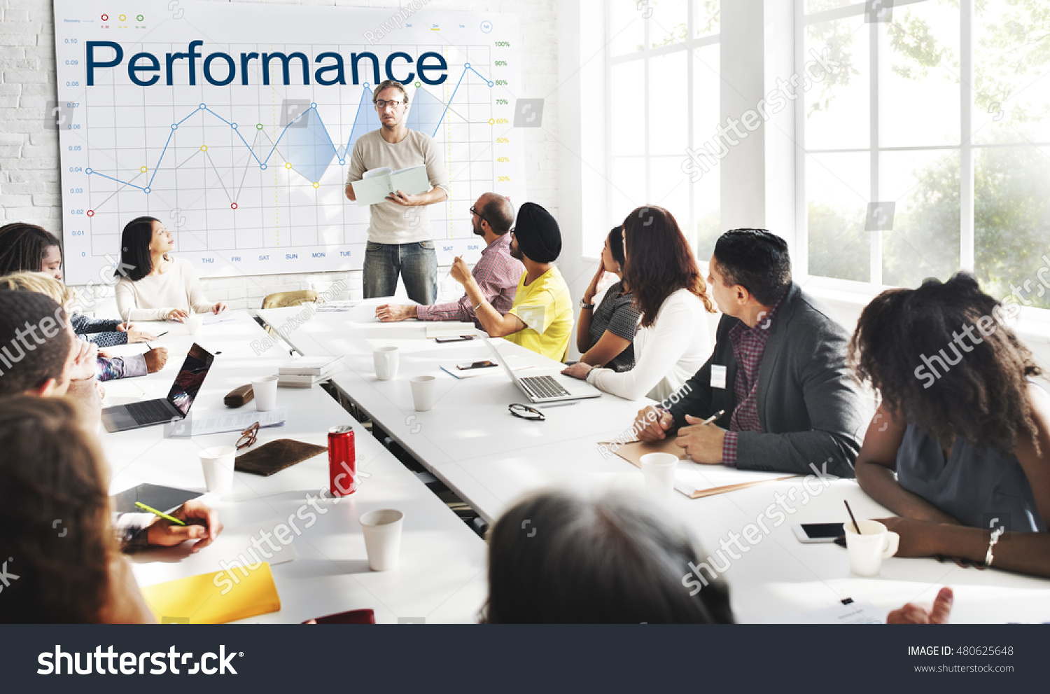 Report Analysis Progress Chart Concept Stock Photo (Edit Now) 480625648