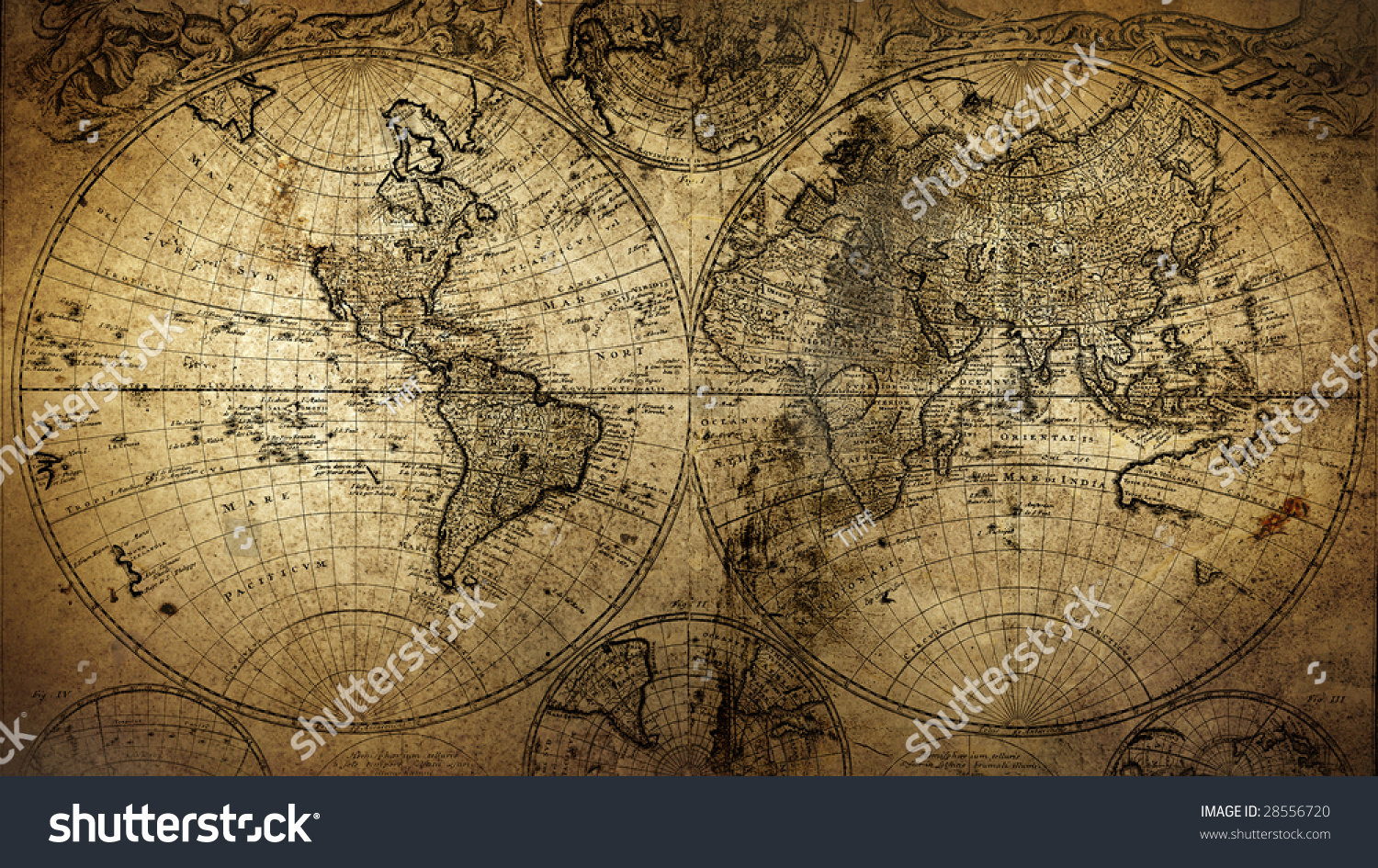 Retro Map库存照片28556720 | Shutterstock
