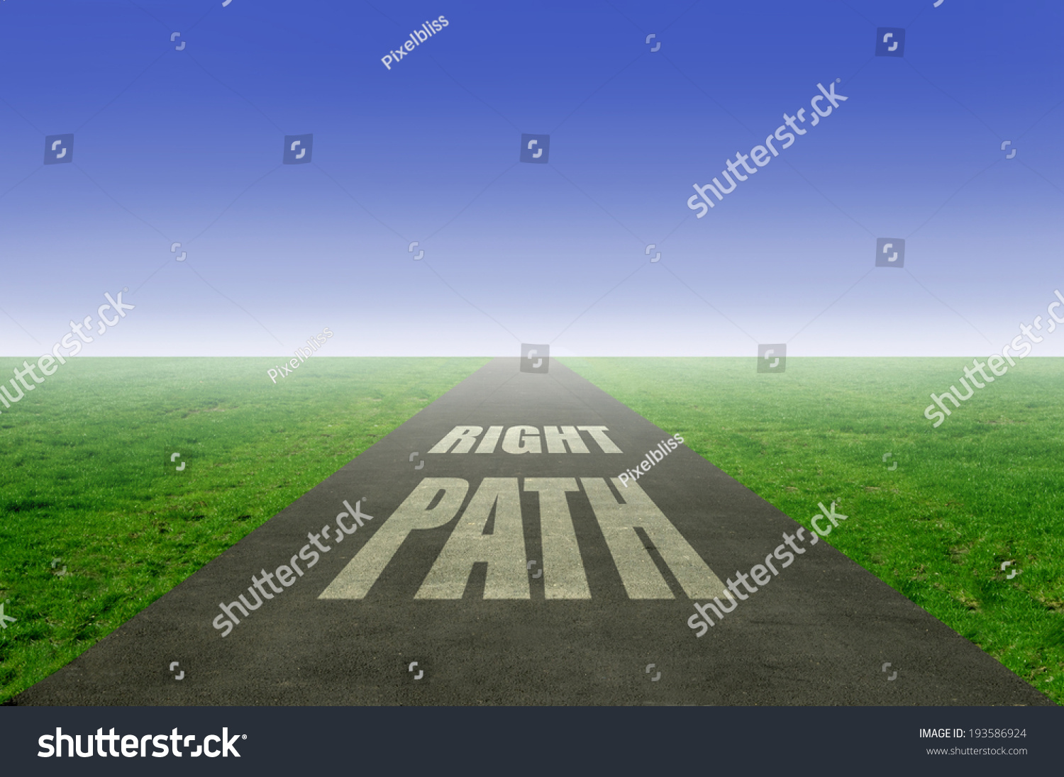 Right Path Stock Photo 193586924 : Shutterstock