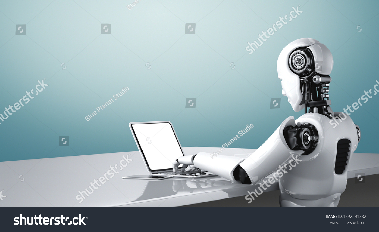 19,267 Robot using computer Images, Stock Photos & Vectors | Shutterstock