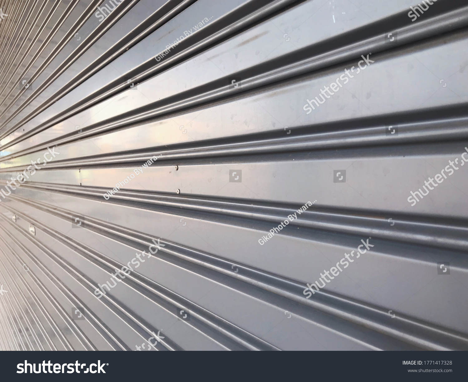 Rolling Shutters Pattern Texture Background Stock Photo (Edit Now ...