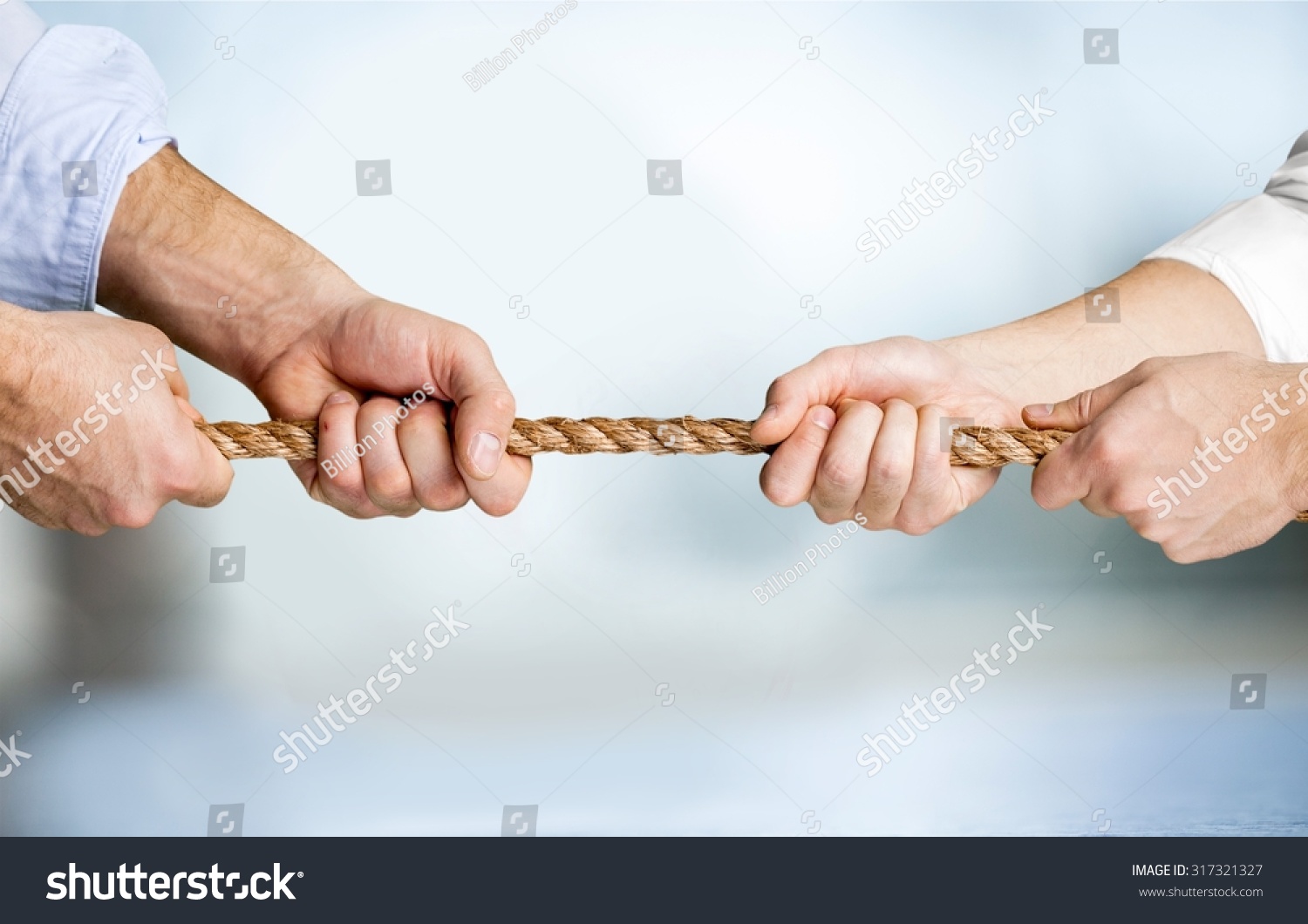 Rope Pulling. Stock Photo 317321327 : Shutterstock
