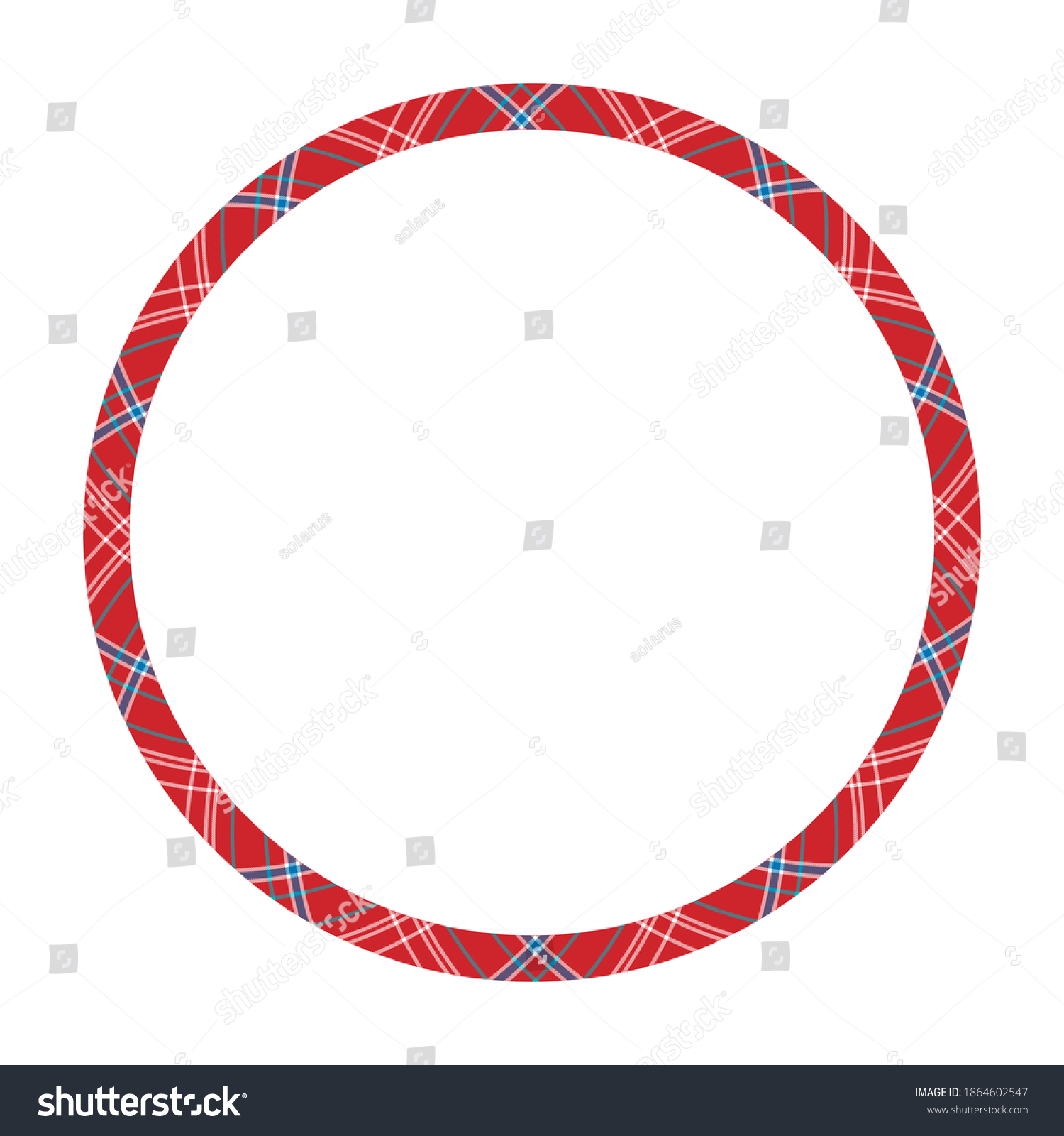 Round Frame Pattern Abstract Border Template Stock Illustration ...