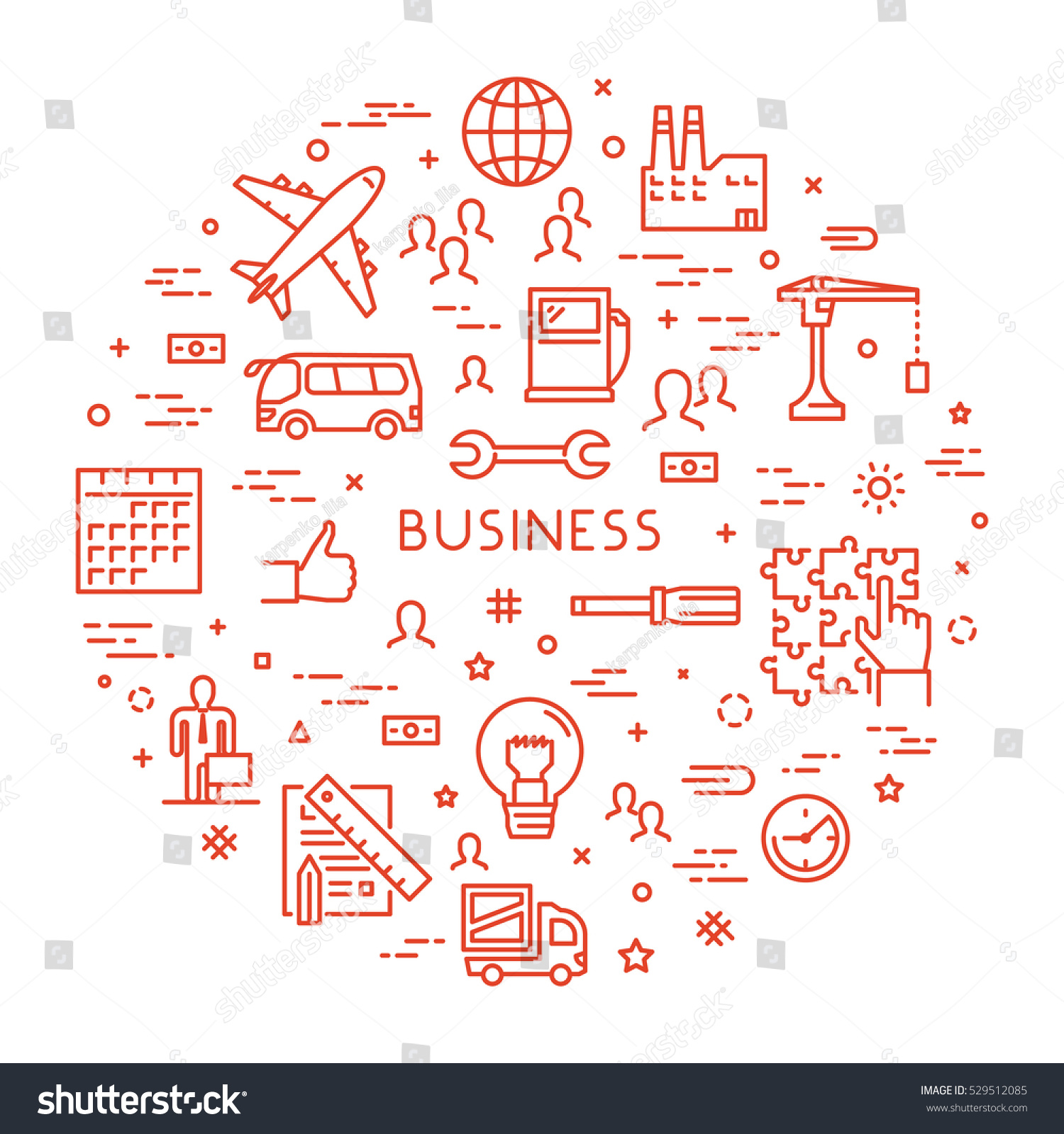 Round Linear Concept Business Line Banner Stock Illustration 529512085 ... Round Linear Concept Business Line Banner Stock Illustration 529512085 ...