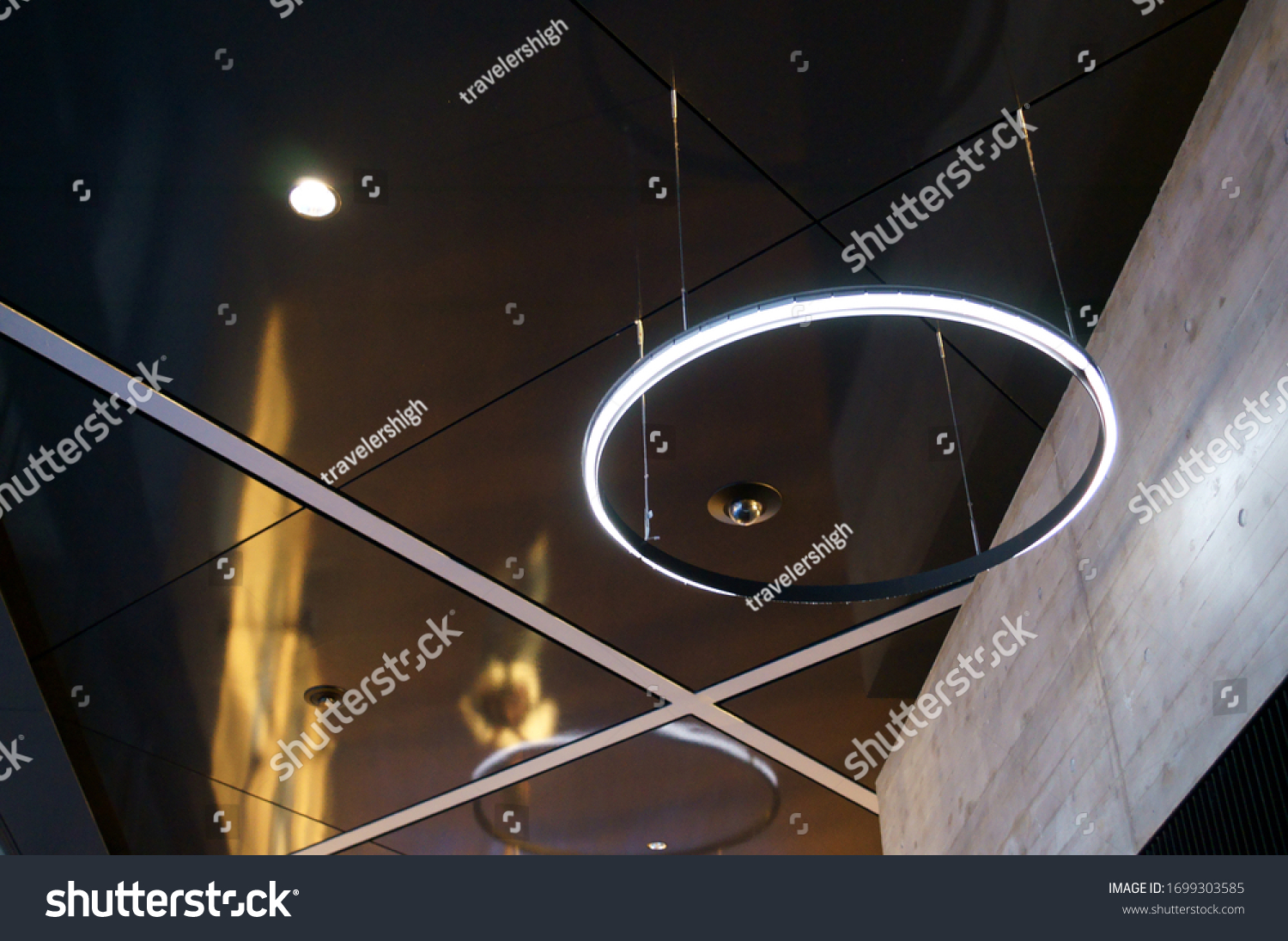 Round Shape Led Ceiling Lighting Stock Photo 1699303585 | Shutterstock