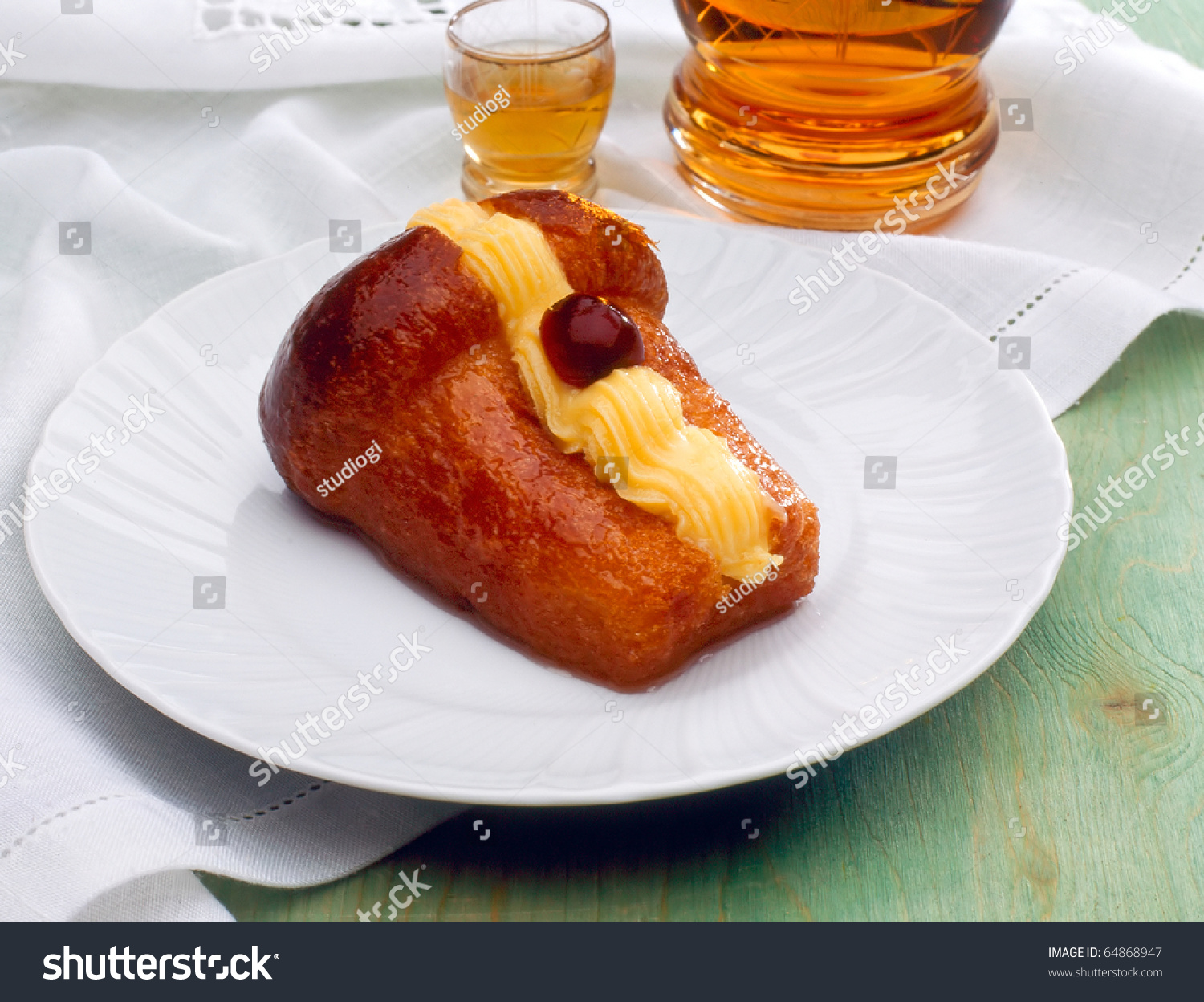 Rum Baba Stock Photo 64868947 : Shutterstock