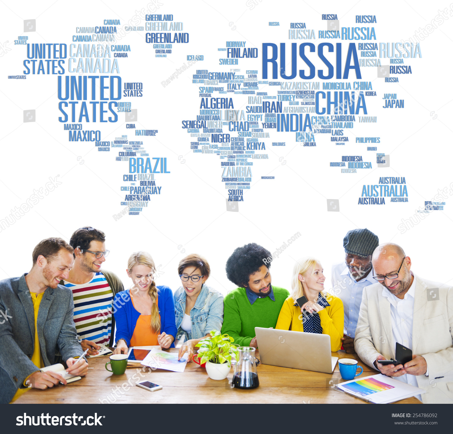 Russia Global World International Countries Globalization Stock Photo ... Russia Global World International Countries Globalization Stock Photo ...