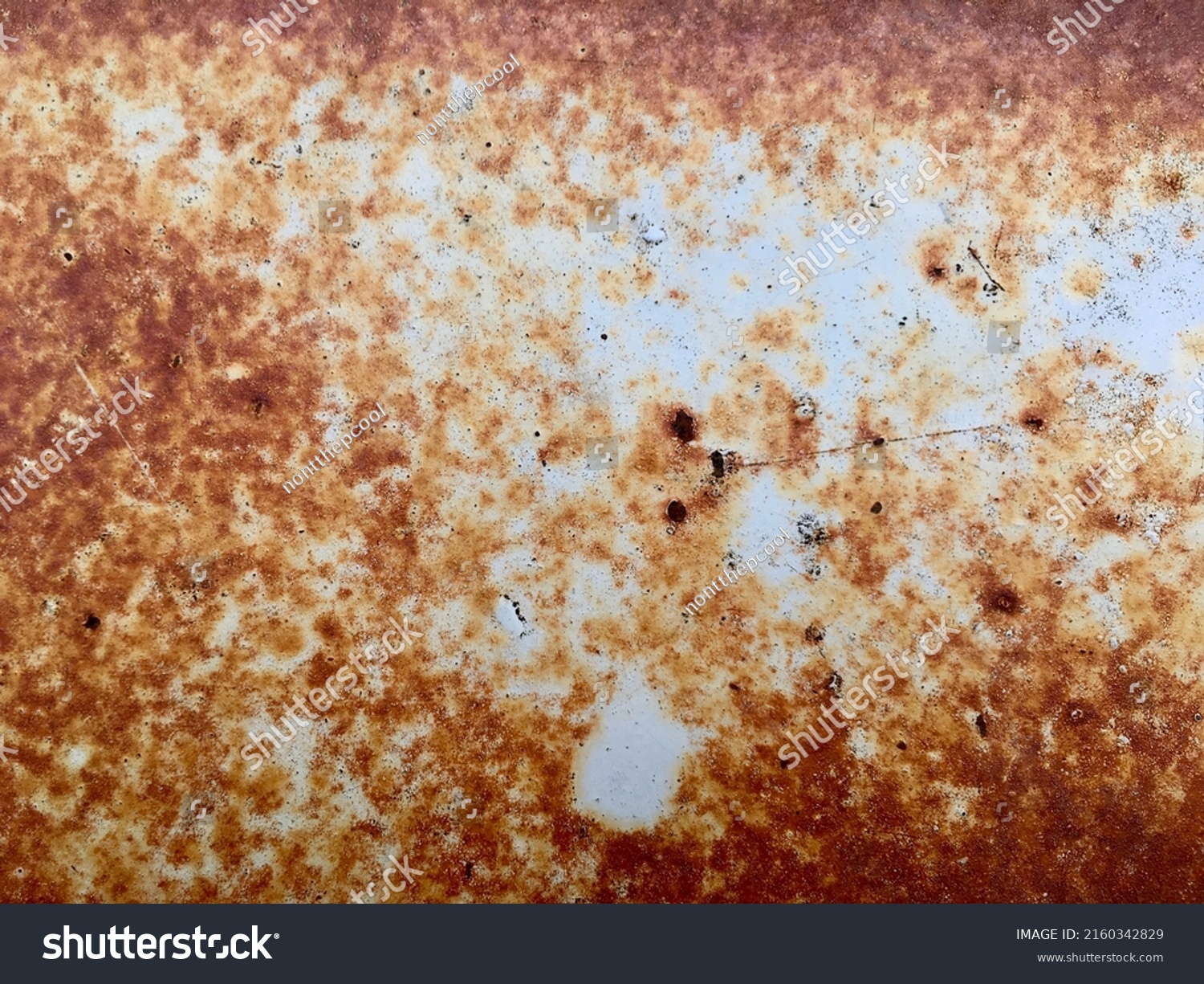 Rusty Iron Surface Texture Background Design Stock Photo 2160342829 ...