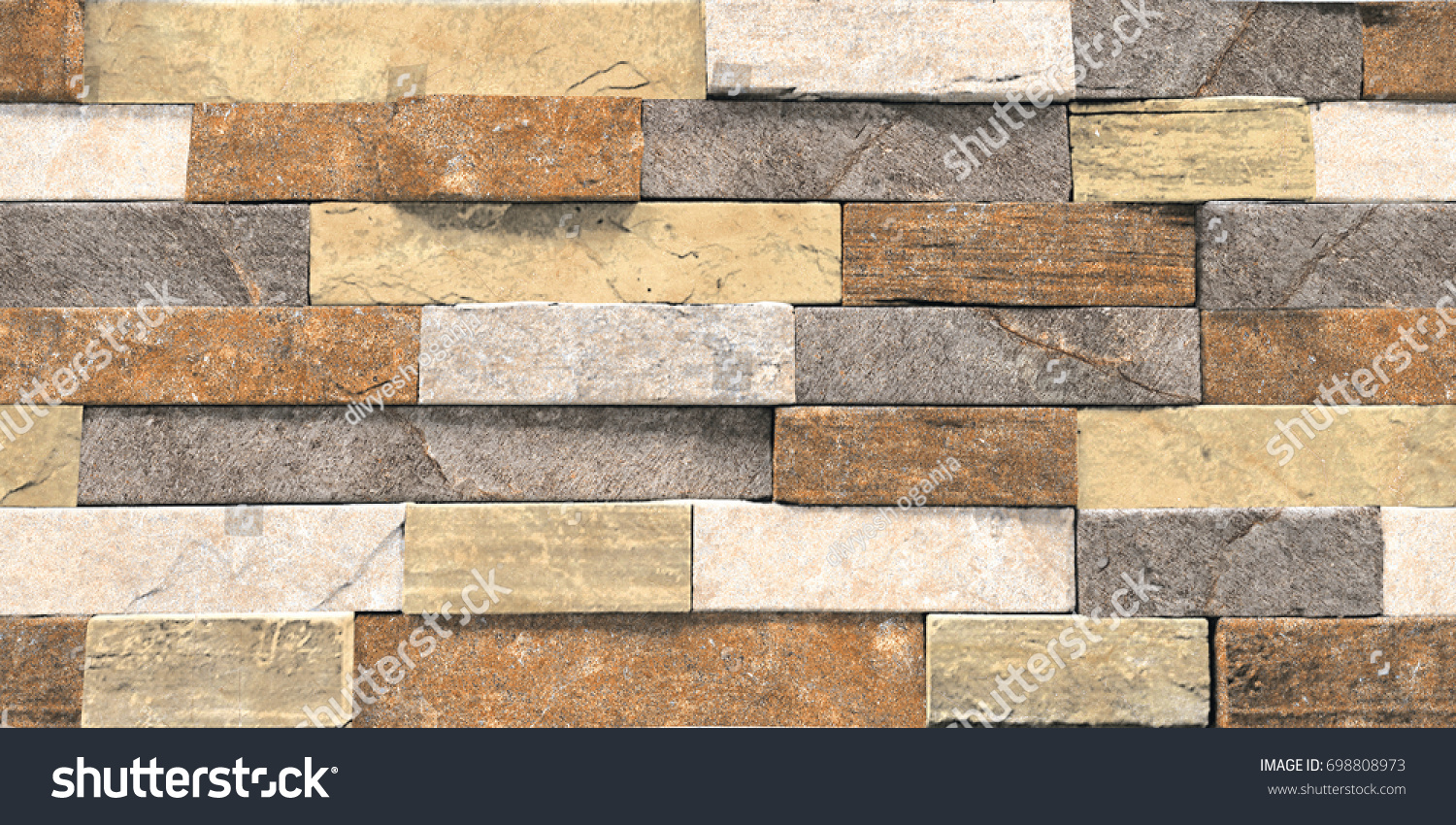 Seamless Elevation Bricks Stock Photo 698808973 | Shutterstock