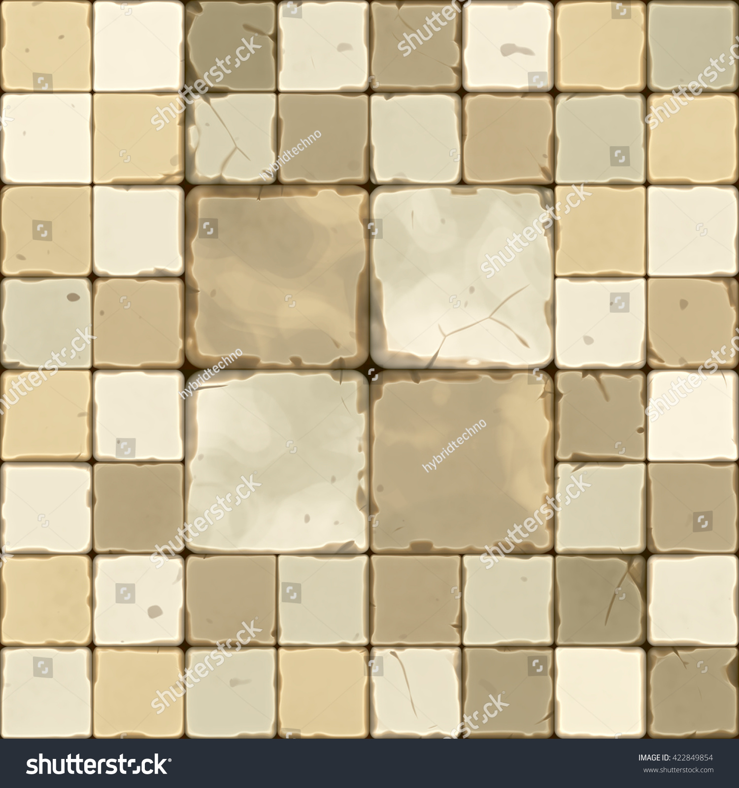 Seamless Pattern Floor Tiles Texture Background Stock Illustration ...
