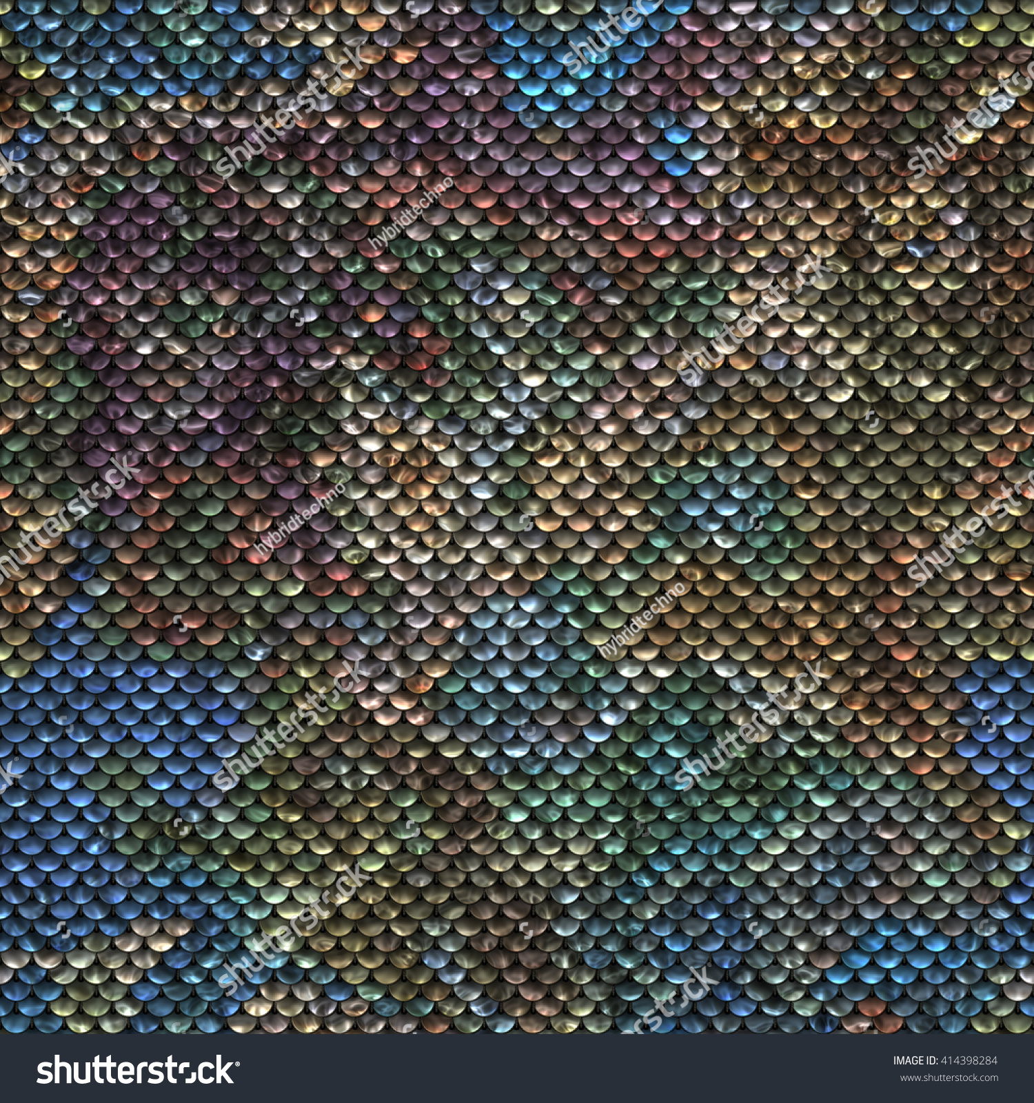 Seamless Sequins Texture Background Stock Illustration 414398284 ...