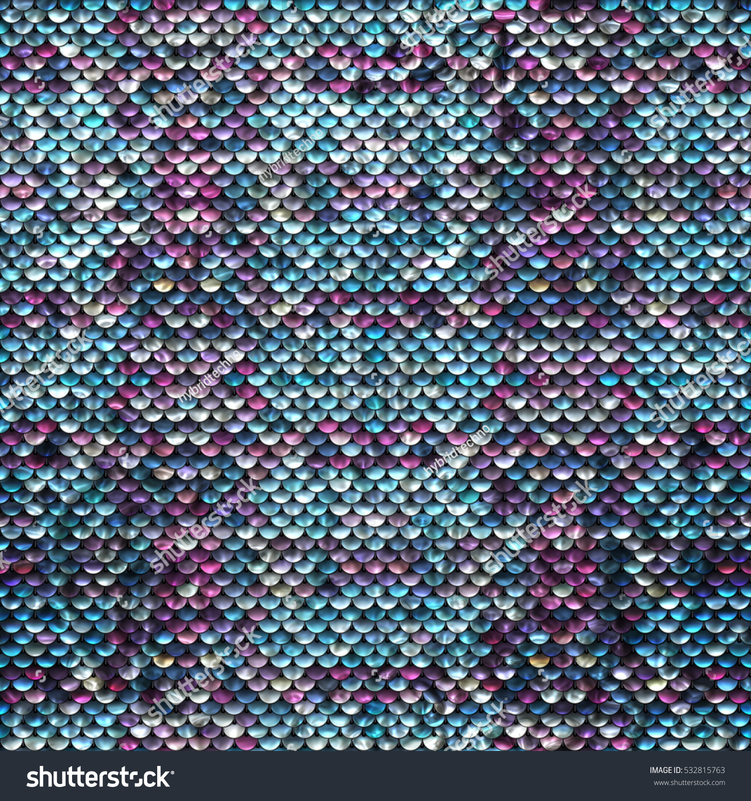 Seamless Sequins Texture Background Stock Illustration 532815763 ...