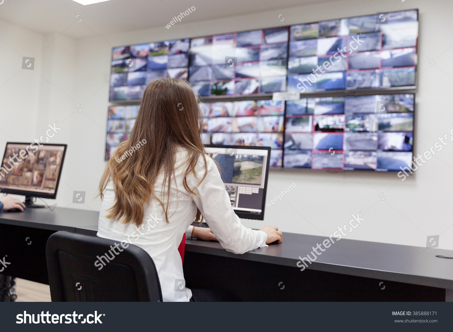 Security System Operator Stock Photo (Edit Now) 385888171 - Shutterstock
