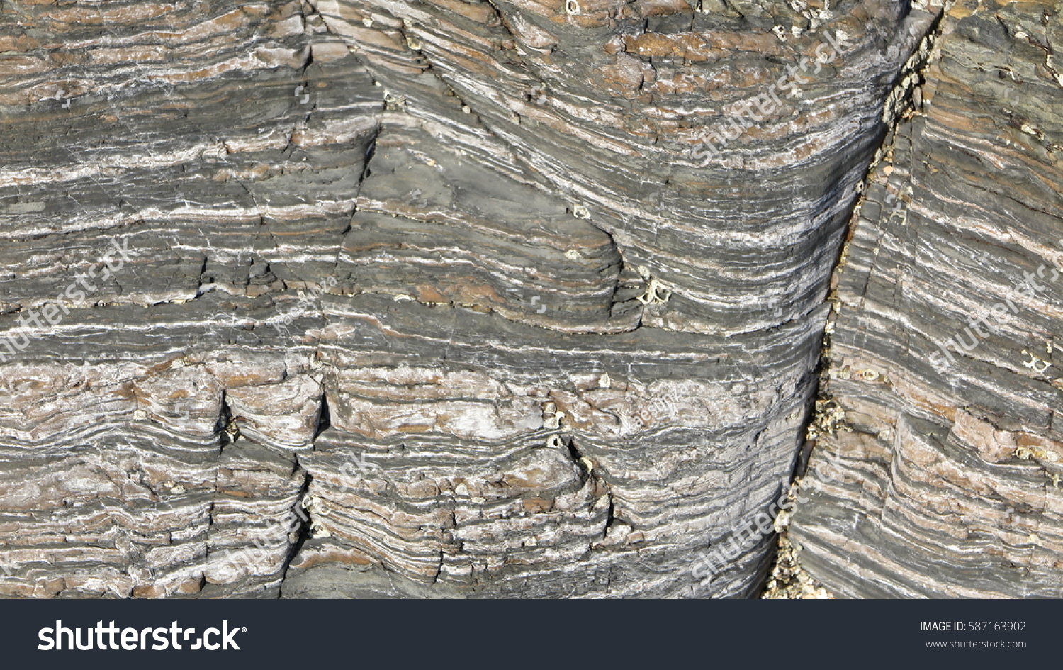 Sedimentary Rock Pattern Texture Background Stock Photo (Edit Now ...