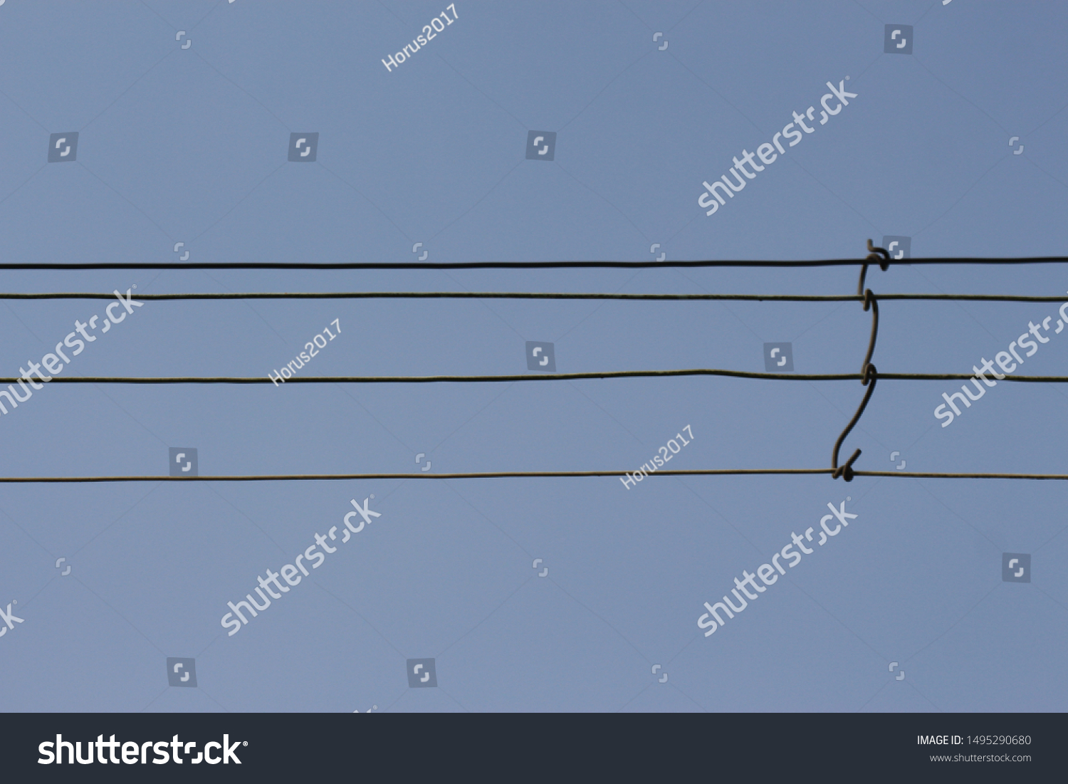 Separator Wire Cable High Voltage Stock Photo 1495290680 | Shutterstock