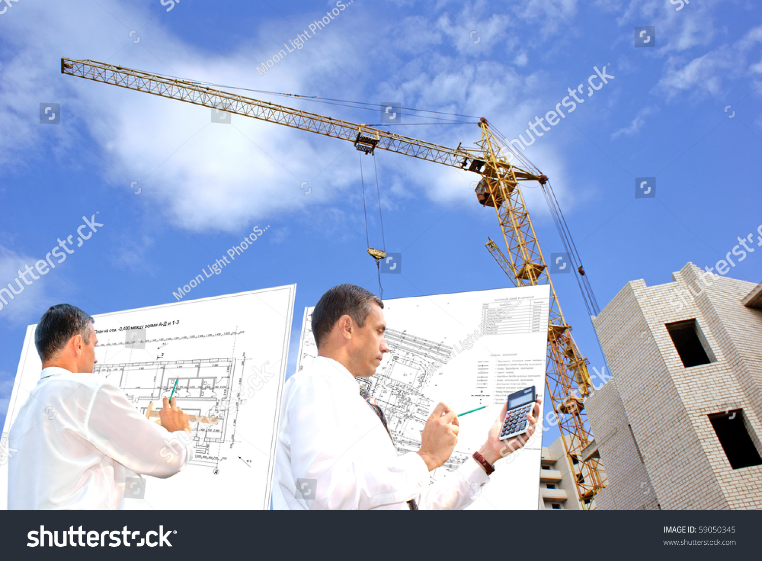 Serious Engineerdesigning Resolve Compound Architectural Problem Stock ...