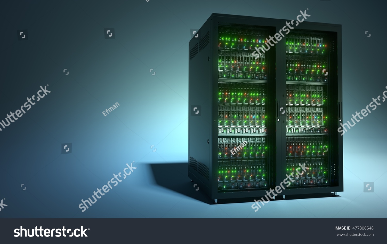 Servers Modern Datacenter Cloud Computing Blade 스톡 일러스트 477806548 ...