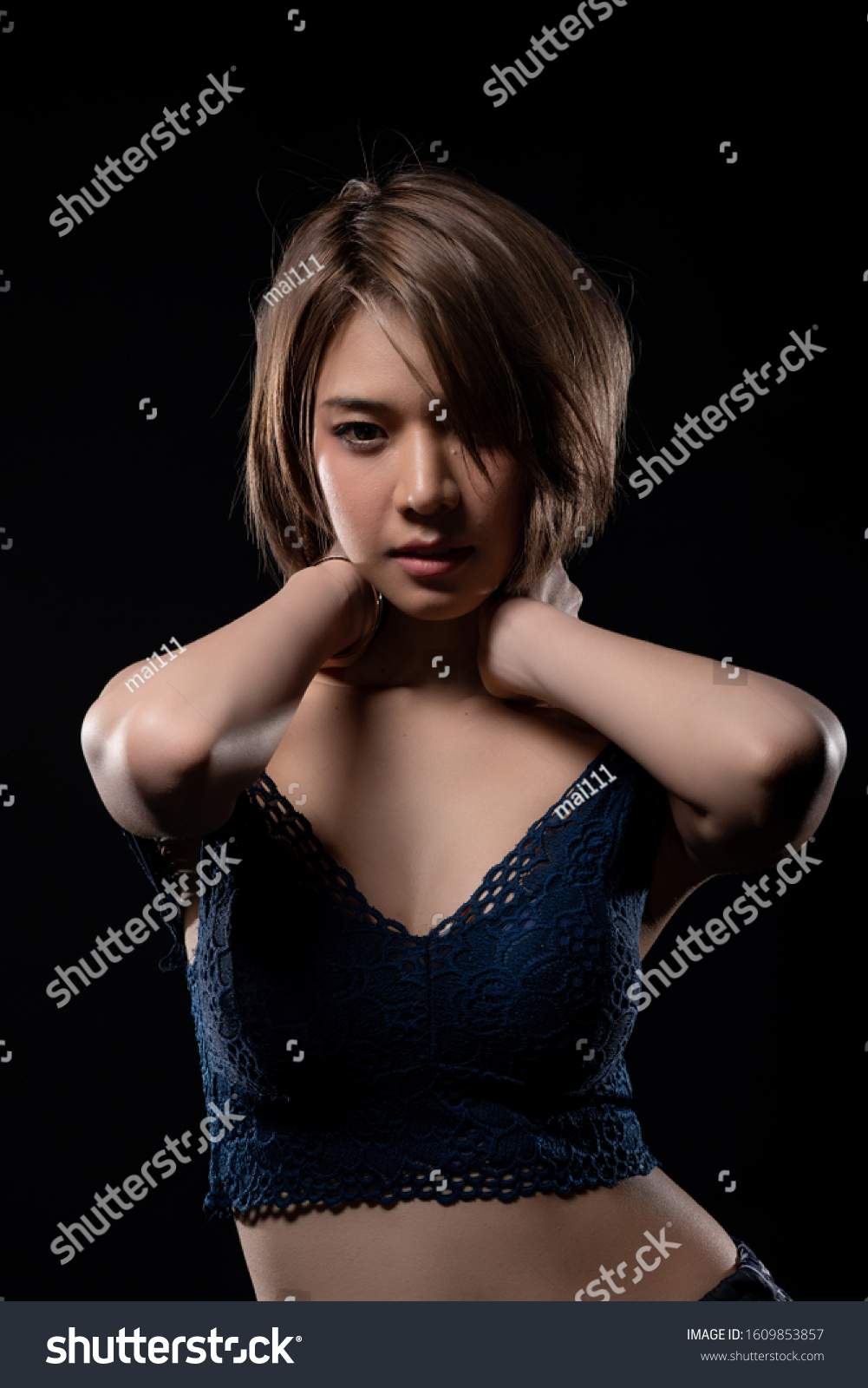 Sexy Asian Girl Model Woman Body Foto Stok 1609853857 Shutterstock