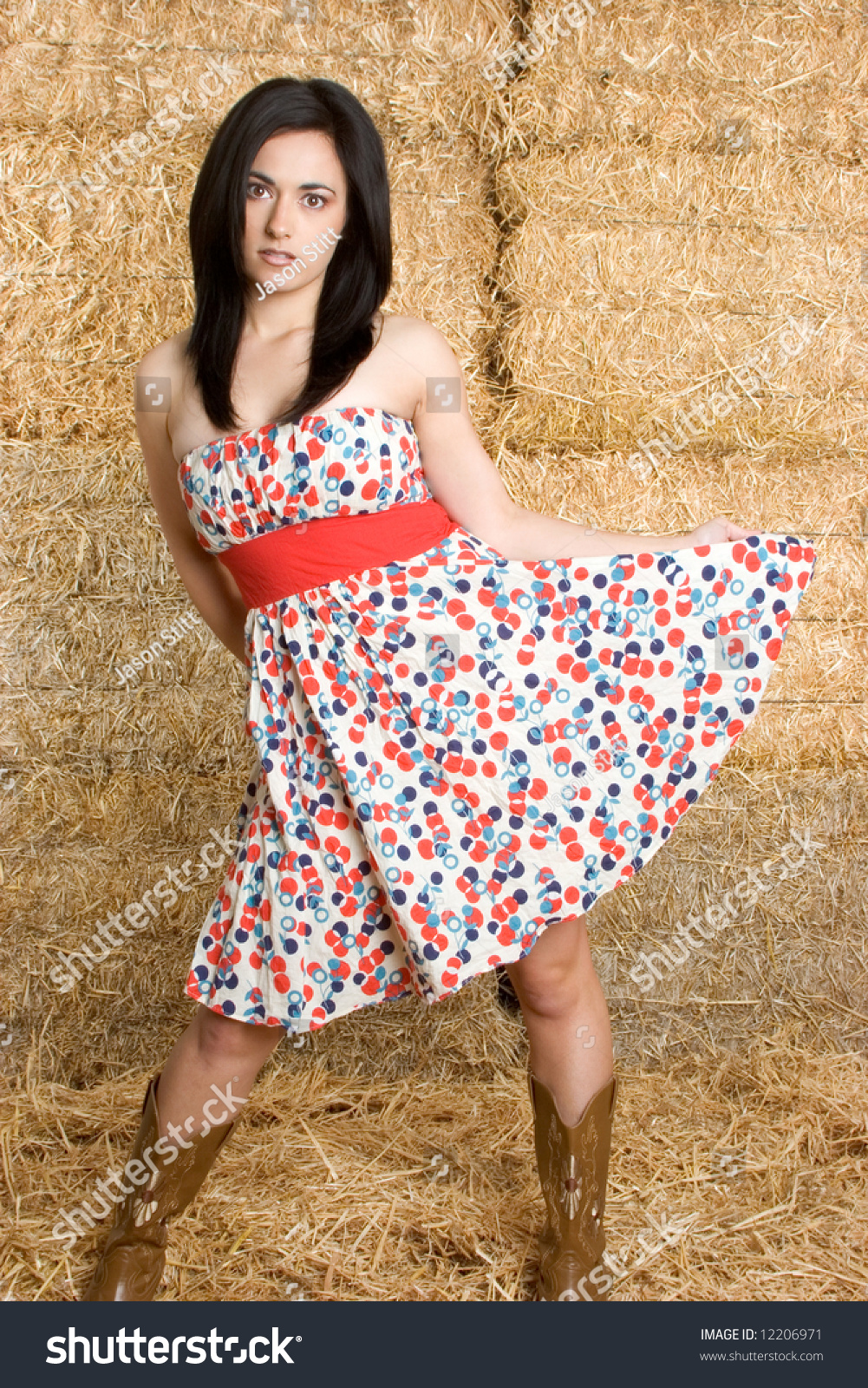 Sexy Country Girl库存照片12206971 Shutterstock