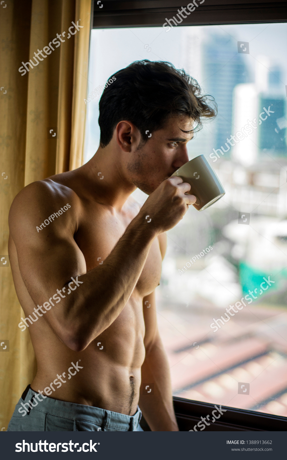Sexy Handsome Young Man Standing Shirtless 스톡 사진 1388913662 | Shutterstock Sexy Handsome Young Man Standing Shirtless 스톡 사진 1388913662 | Shutterstock