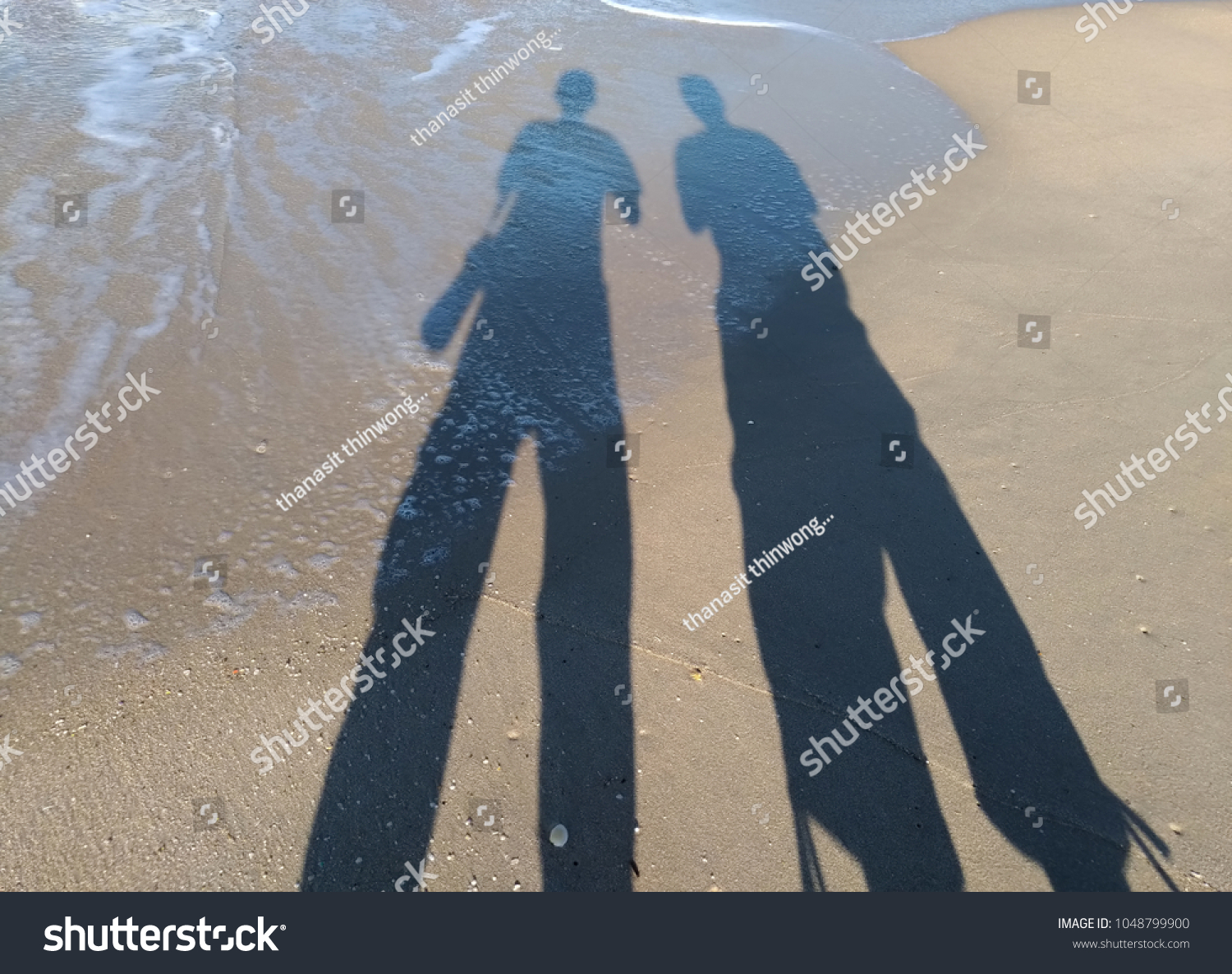 Shadow Beach Background Stock Photo 1048799900 | Shutterstock
