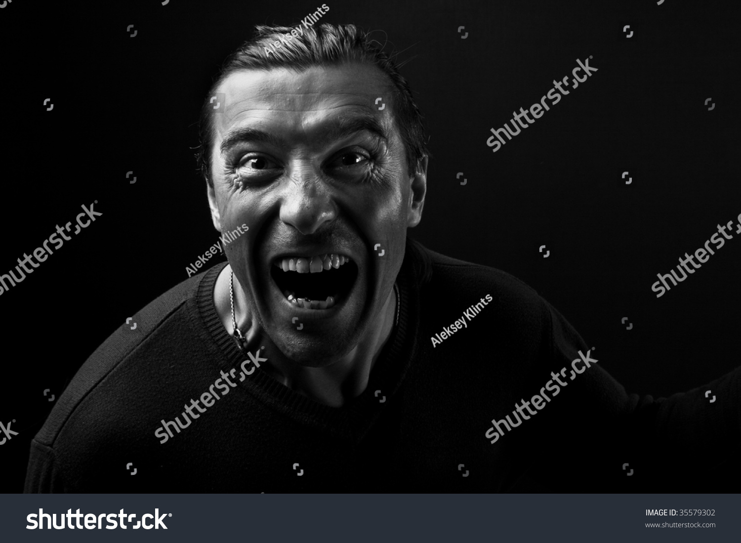 Shouting Head Stock Photo 35579302 | Shutterstock